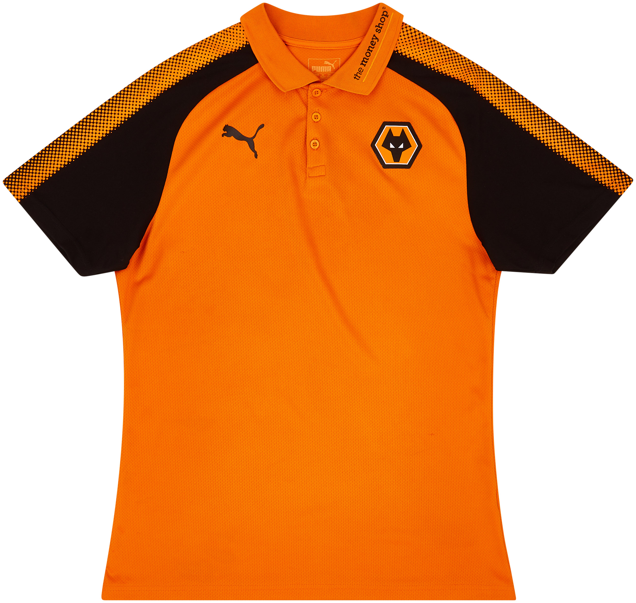 2017-18 Wolves Puma Polo Shirt - Excellent 9/10 - (L)