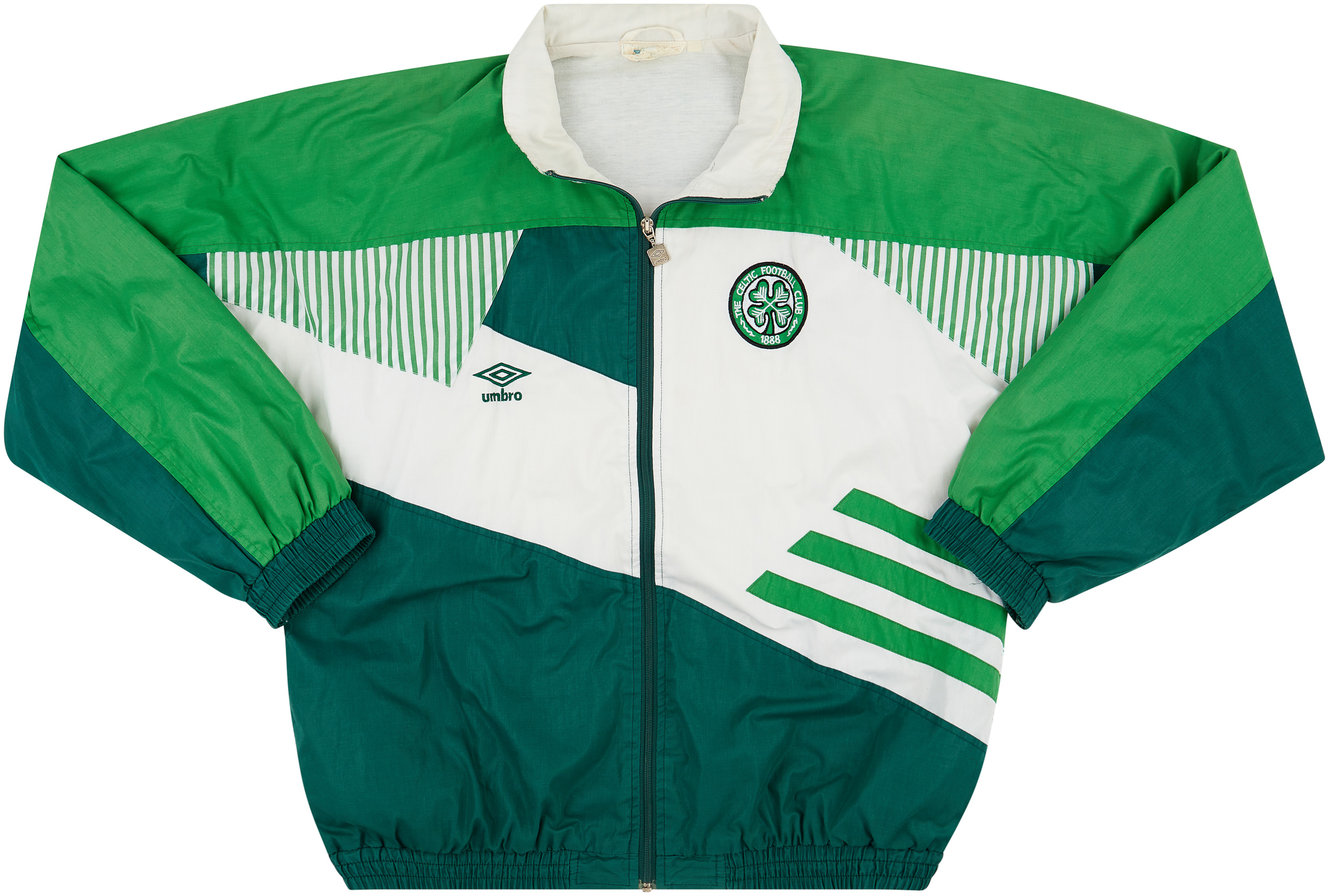 1991-92 Celtic Umbro Shell Jacket - Excellent 9/10 - (XL)