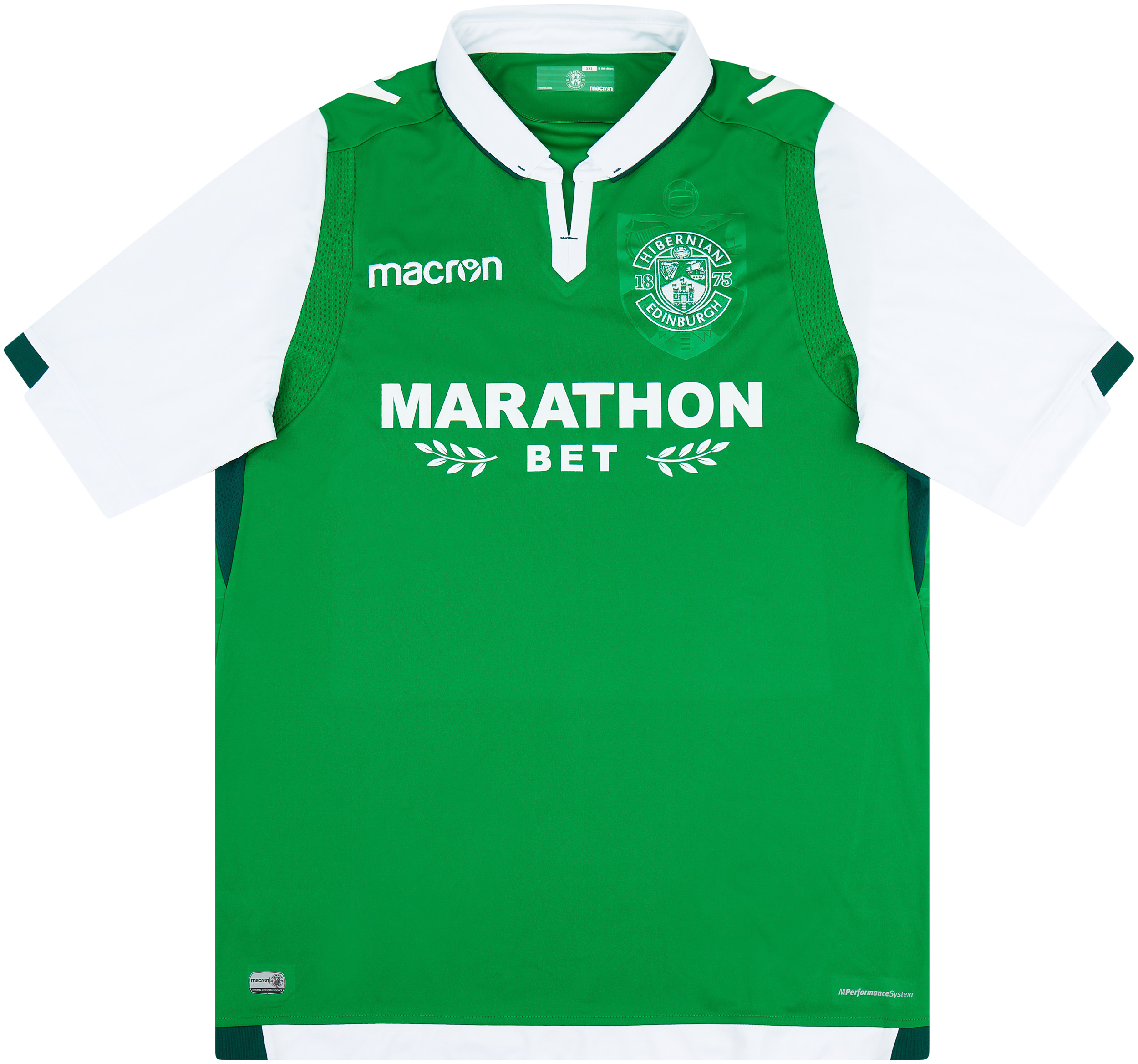 2017-18 Hibernian Home Shirt - 10/10 - (XXL)