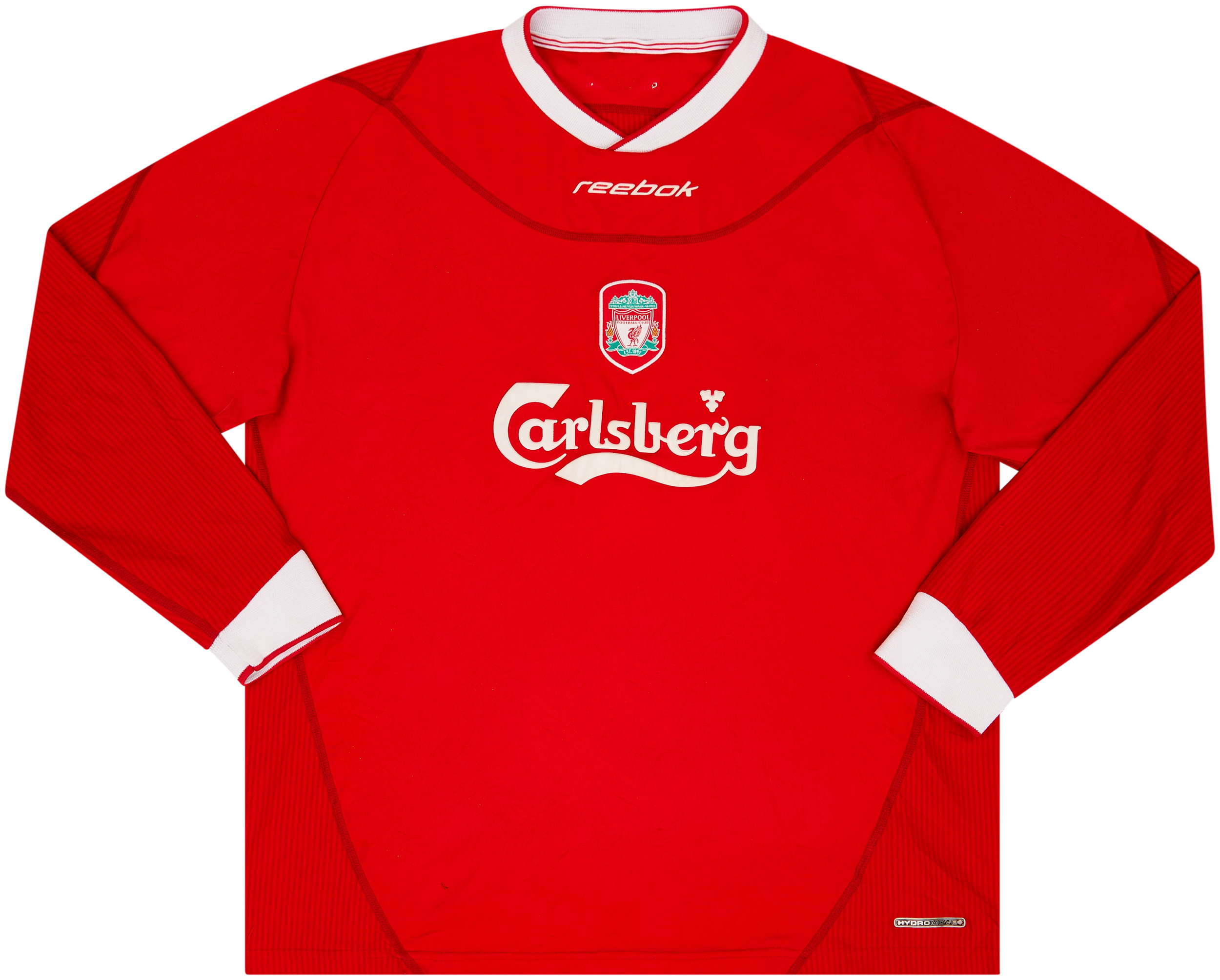 2002-04 Liverpool Home L/S Shirt - Good 5/10 - (XL)