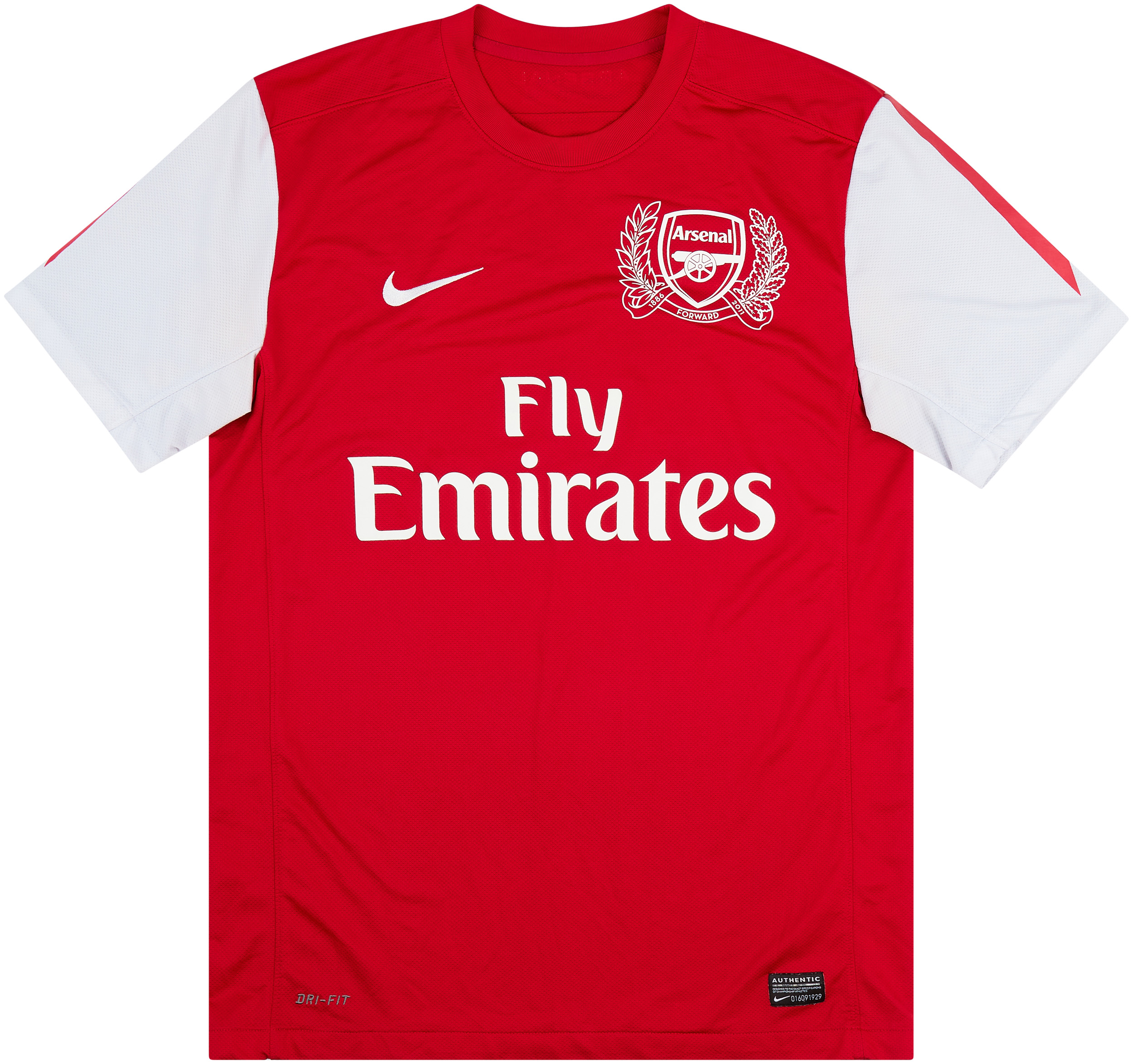 2011-12 Arsenal Home Shirt - Good 5/10 - (M)