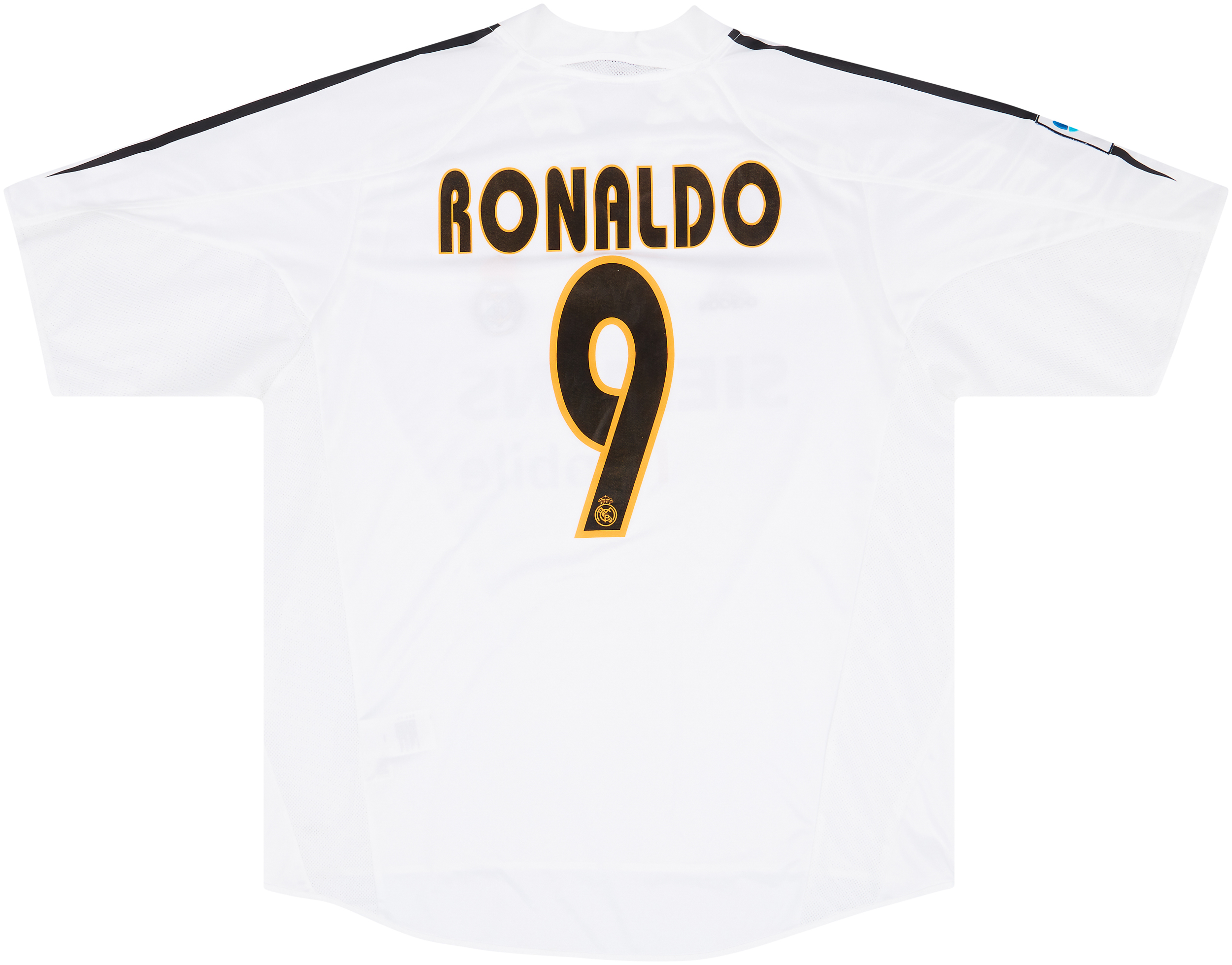 2004-05 Real Madrid Home Shirt Ronaldo #9 - Excellent 9/10 - (XL)