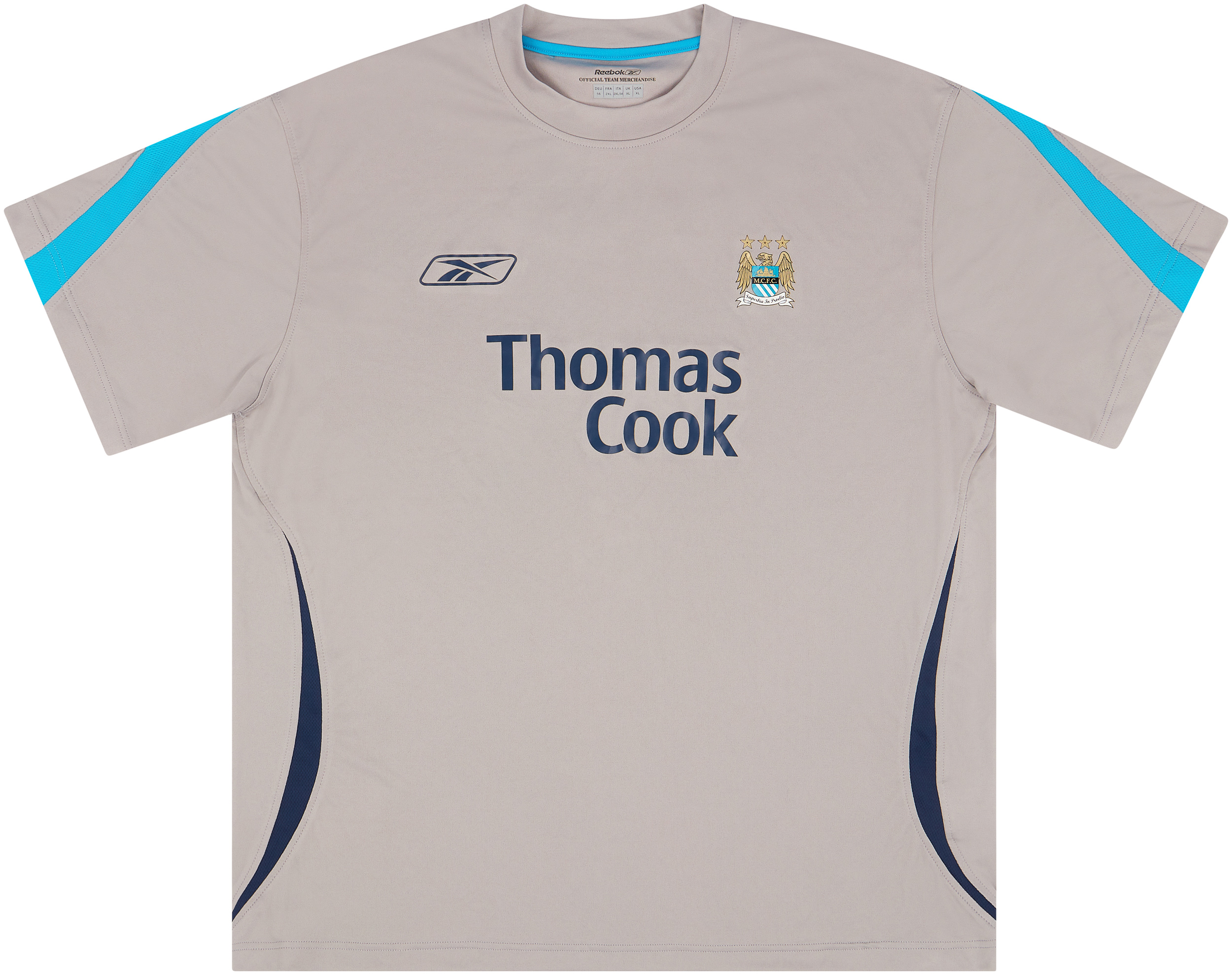 2004-05 Manchester City Reebok Training Shirt - Very Good 7/10 - (XXL)