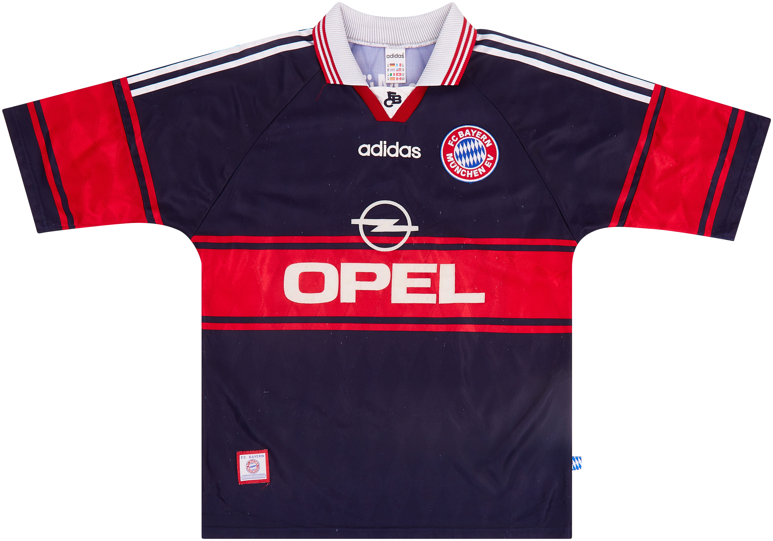 1997-99 Bayern Munich Home Shirt - Very Good 7/10 - (M)