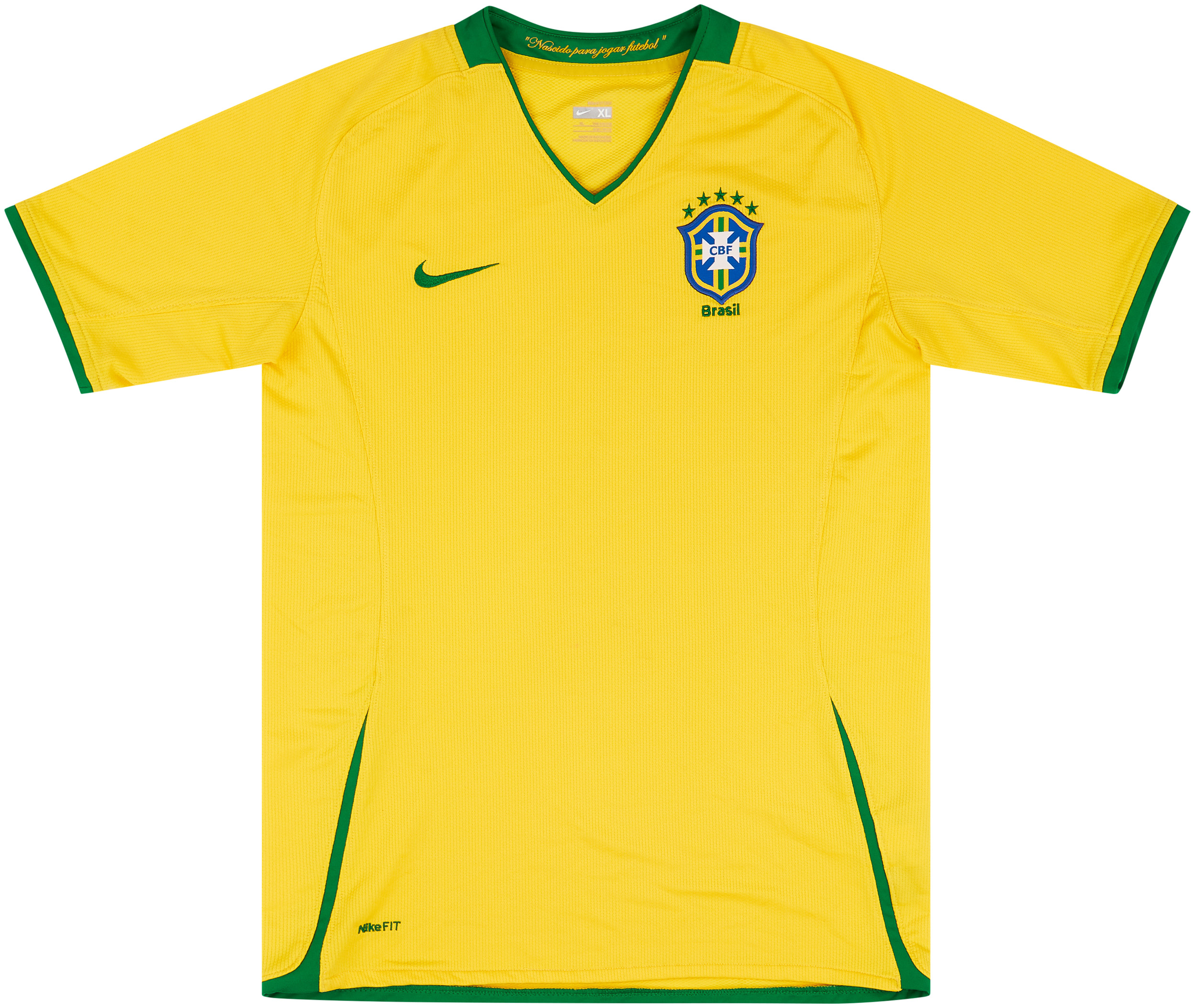 2008-10 Brazil Home Shirt - Excellent 9/10 - (13-14Y/14-15Y)
