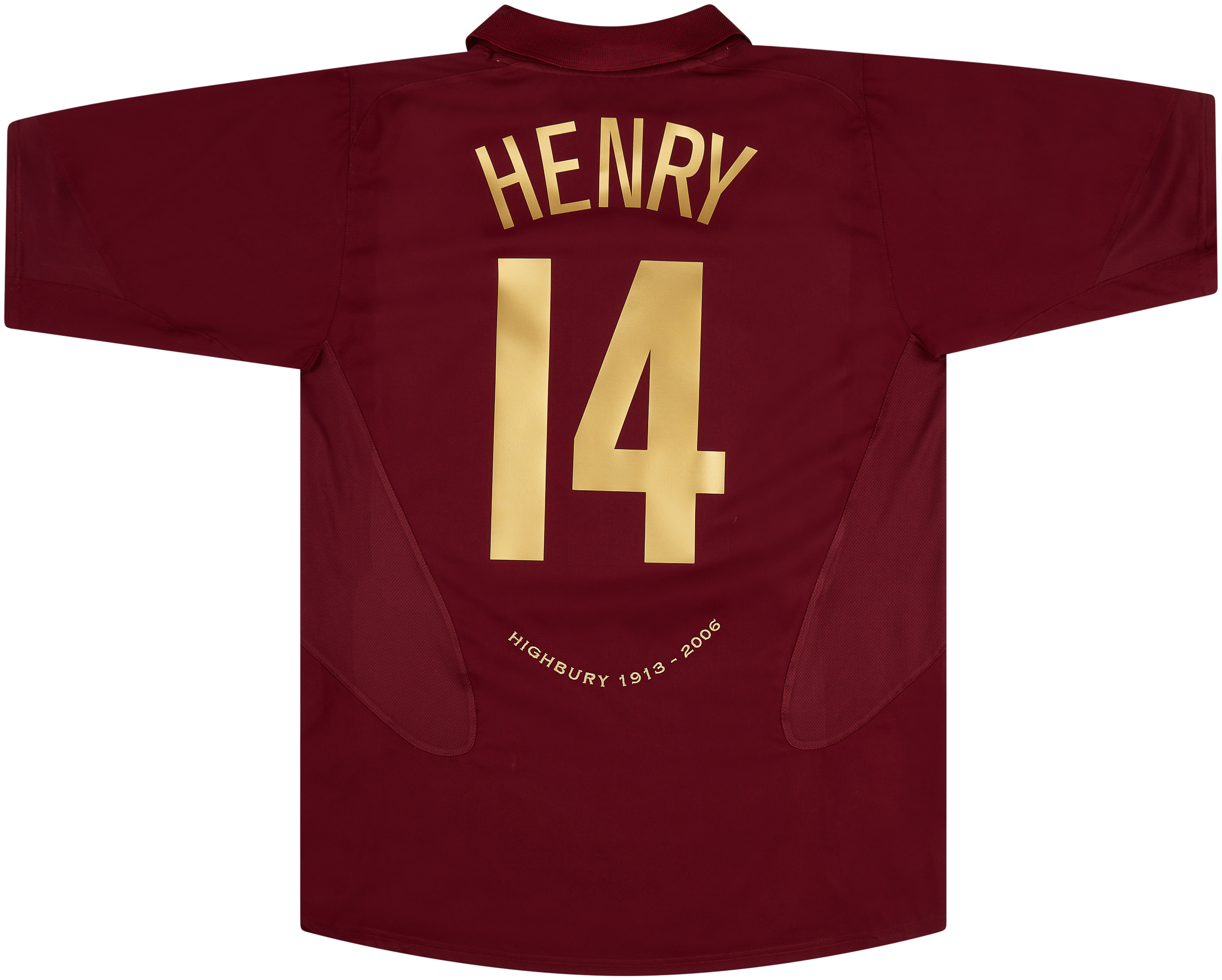 2005-06 Arsenal Home Shirt Henry #14 - Excellent 9/10 - (L)
