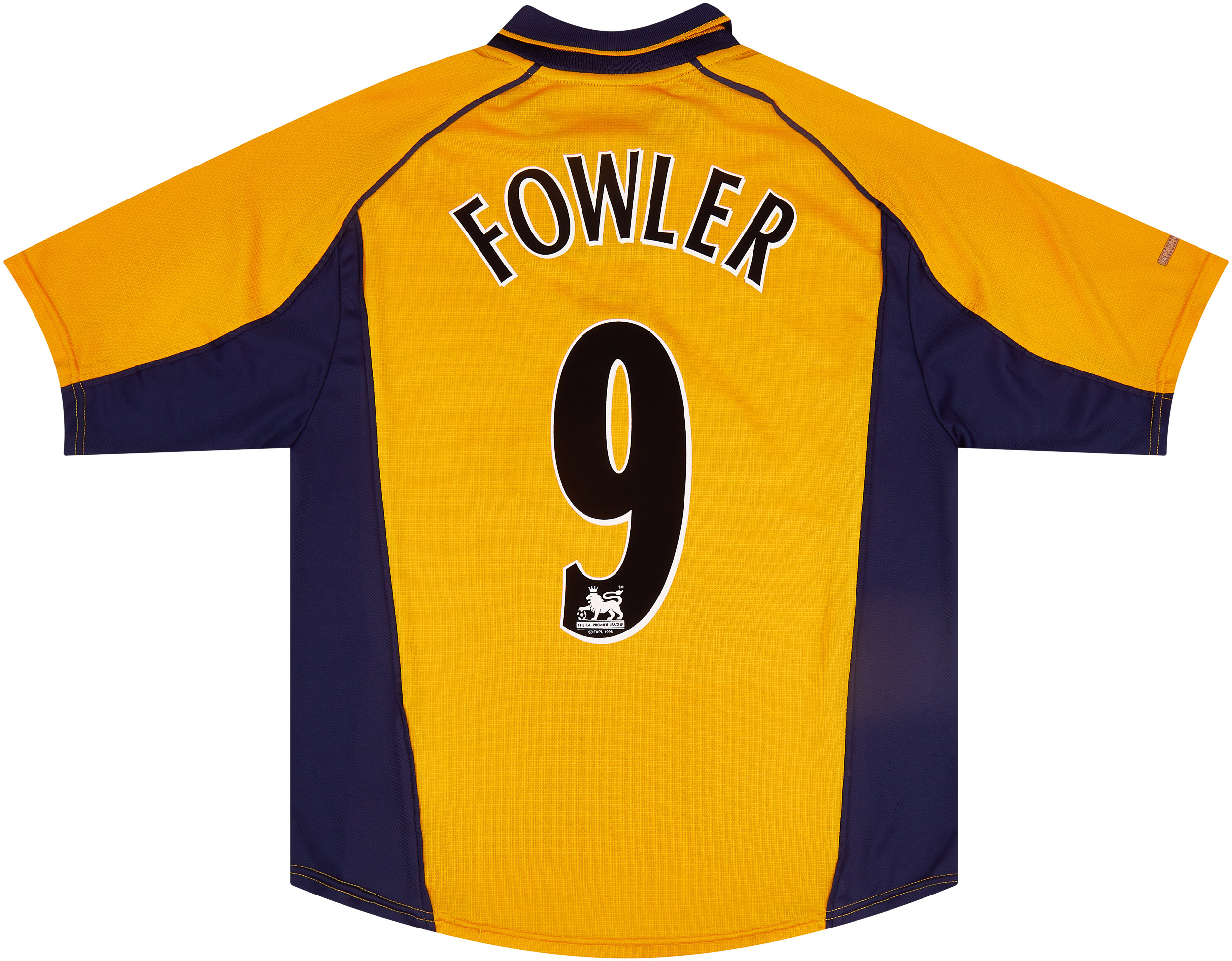 2000-02 Liverpool Away Shirt Fowler #9 - Very Good 6/10 - (M)