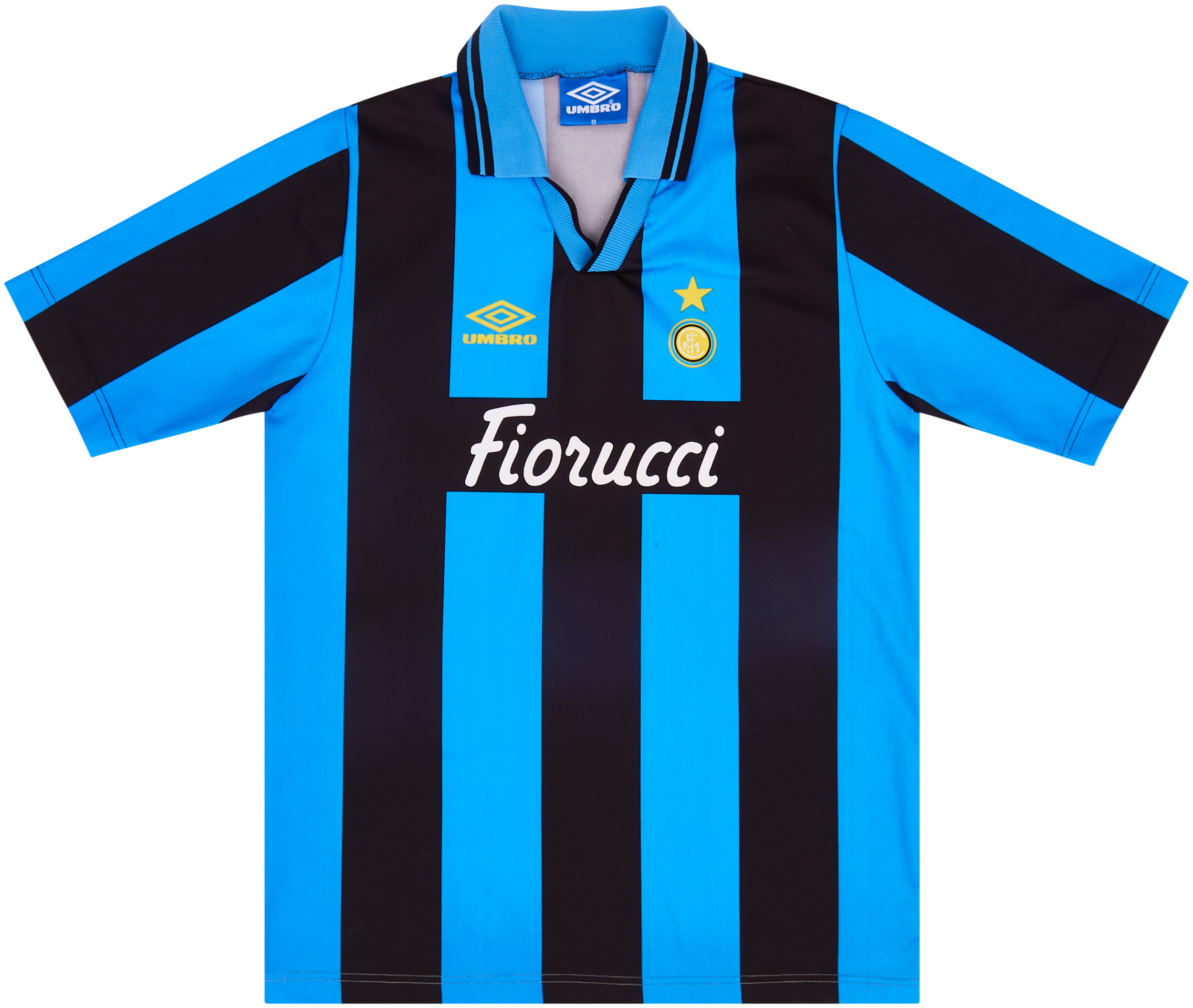 1994-95 Inter Milan Basic Home Shirt - Very Good 7/10 - (M)