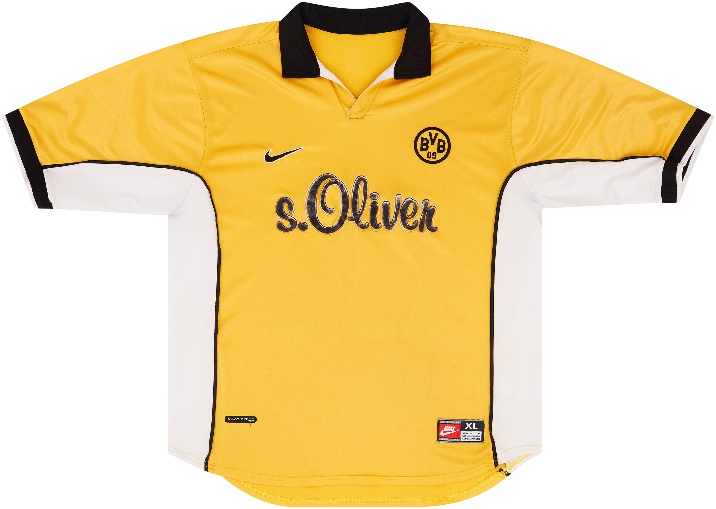 1998-00 Dortmund Home Shirt - Fair 4/10 - (XL)