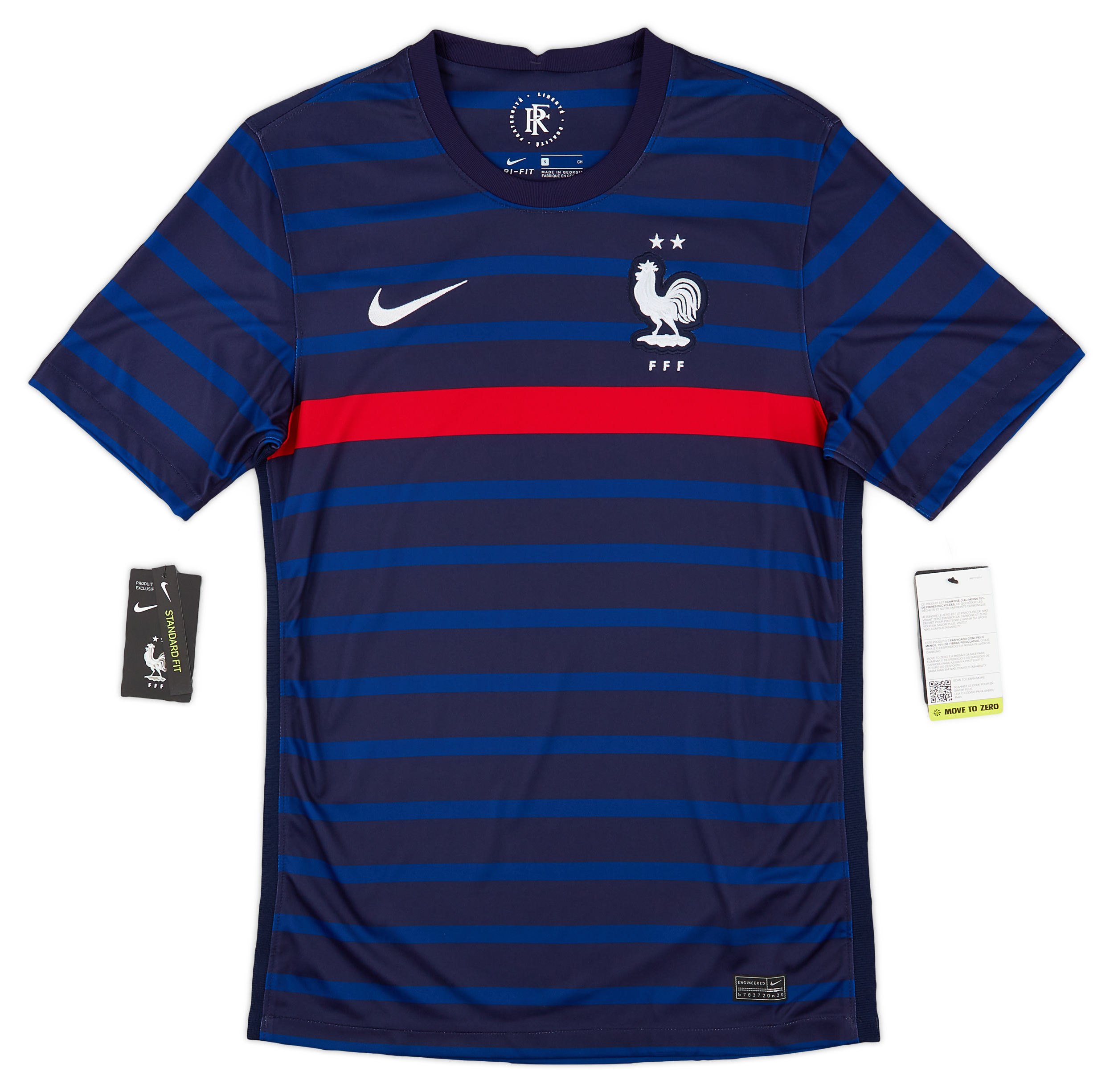 2020-21 France Home Shirt - NEW - (S)