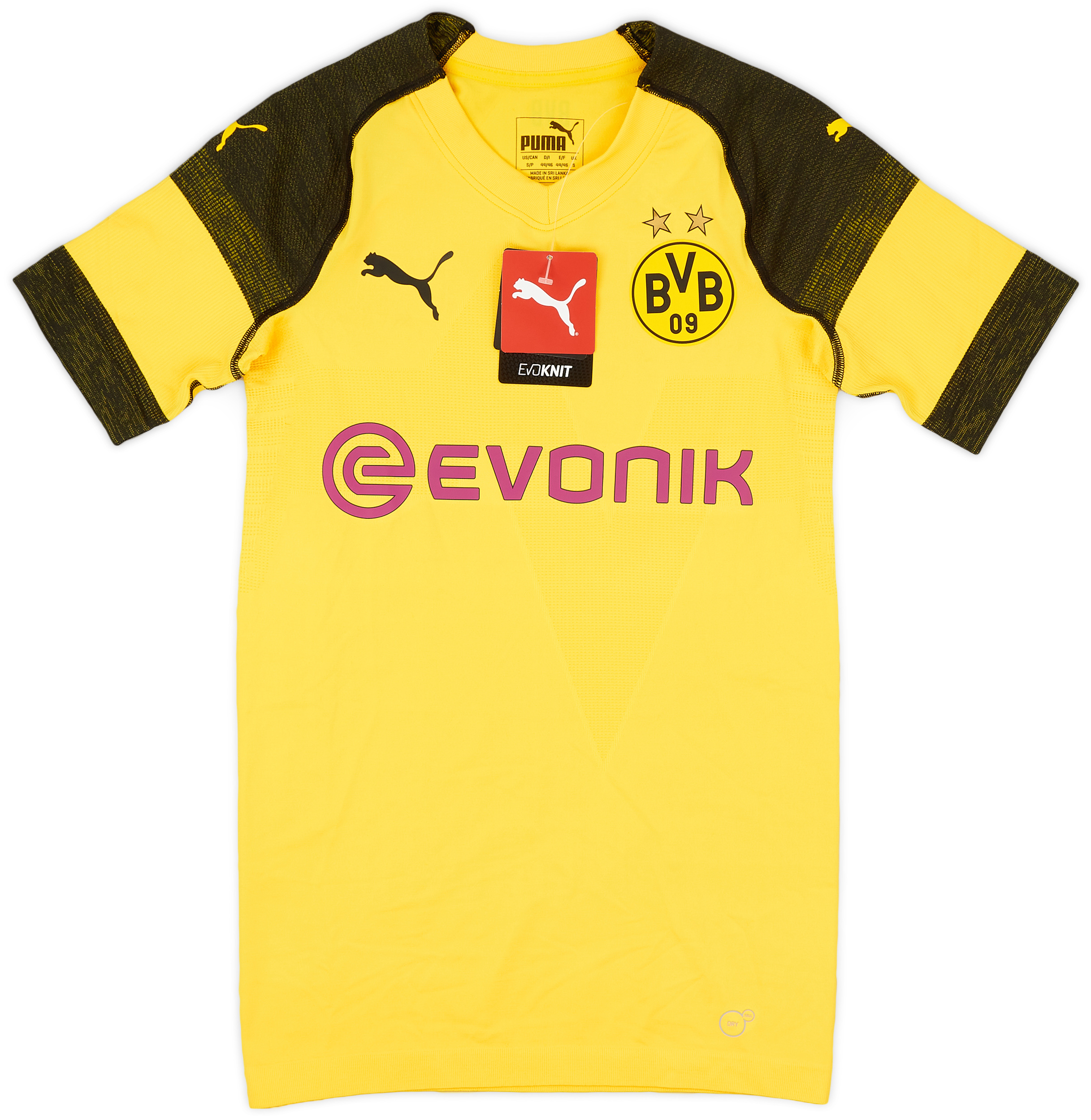 2018 19 Borussia Dortmund Player Issue EvoKNIT Home Shirt S 