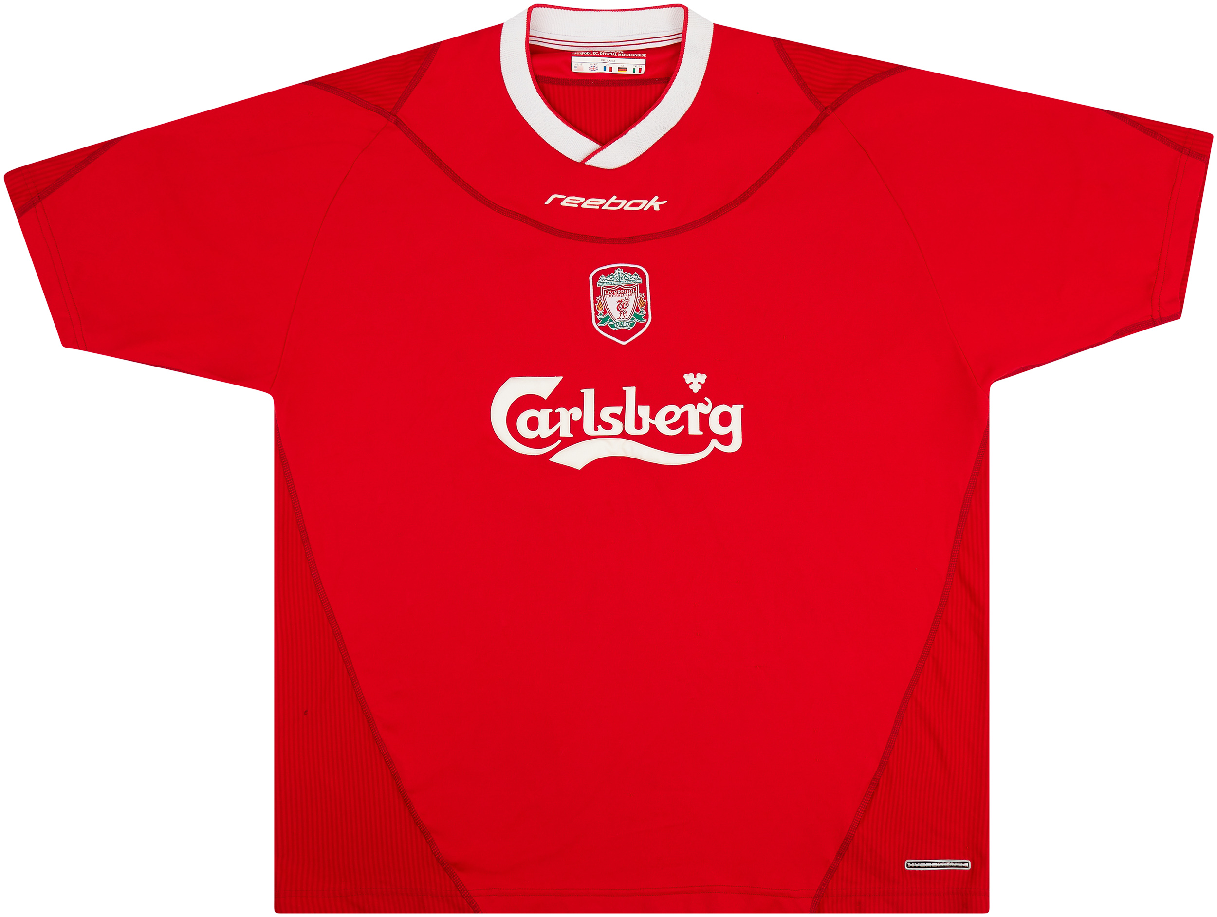 2002-04 Liverpool Home Shirt - Good 5/10 - (XL)