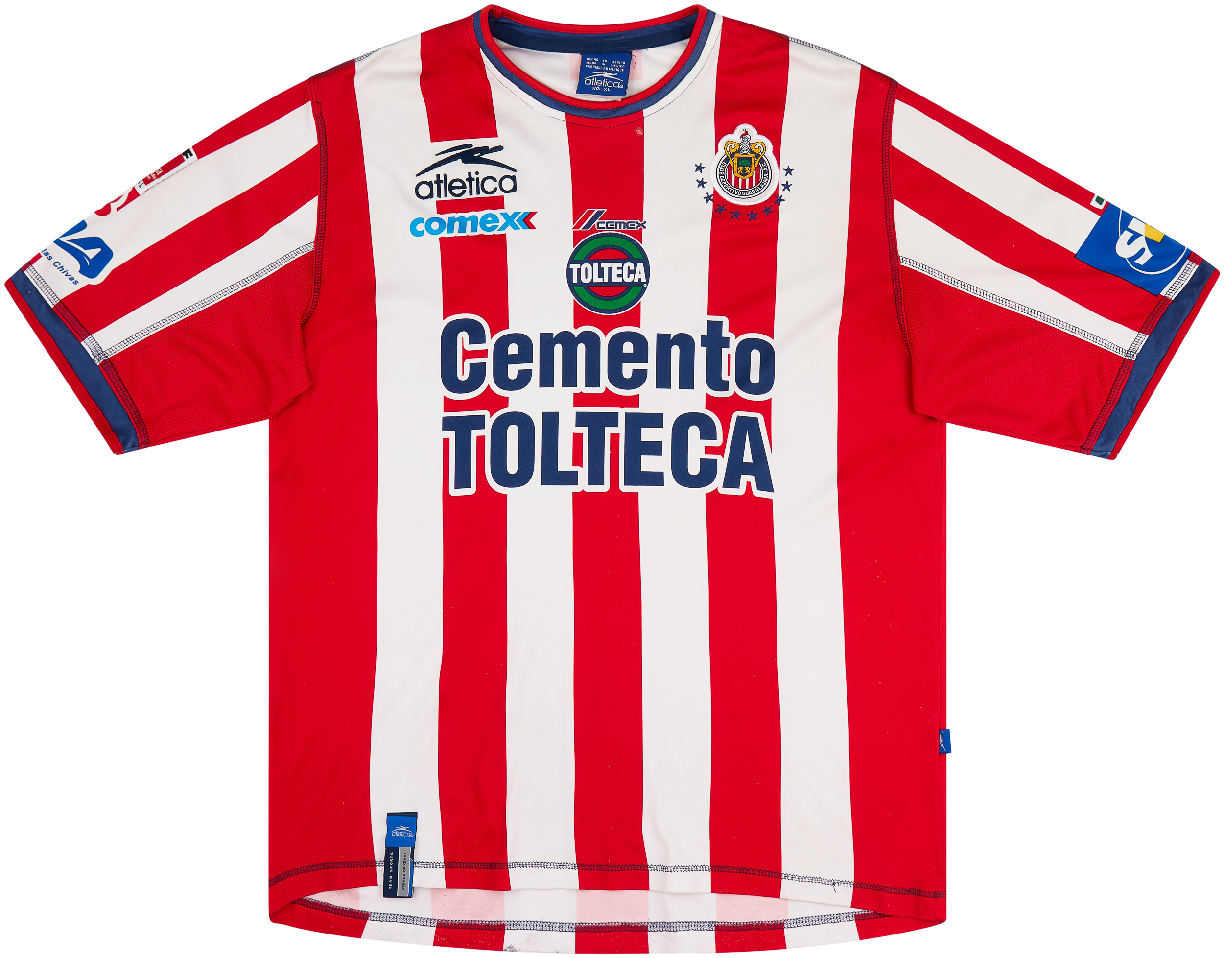 2002-03 Chivas Guadalajara Home Shirt - Very Good 7/10 - (XL)