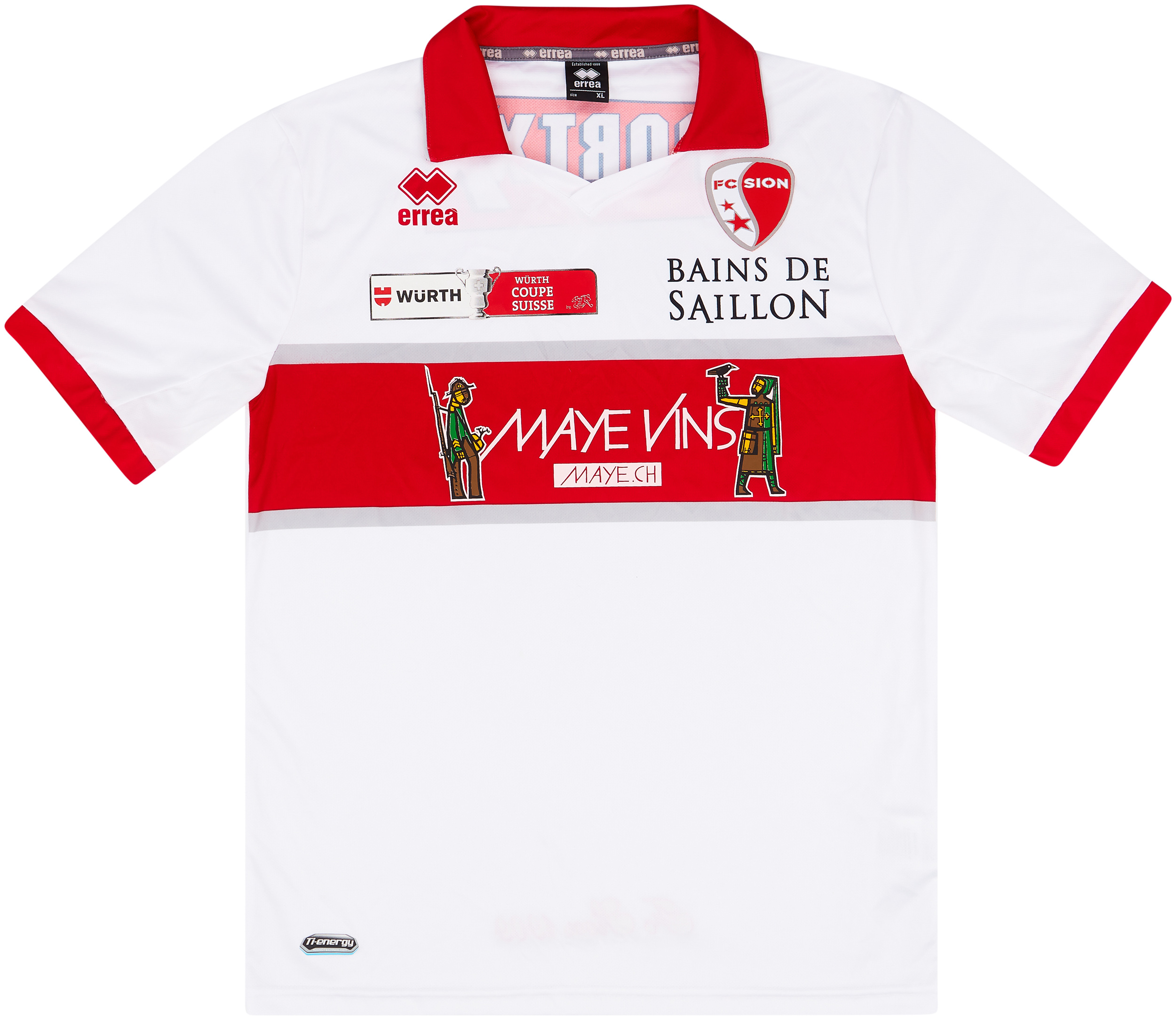 2013-14 FC Sion Home Shirt - 9/10 - (XL)