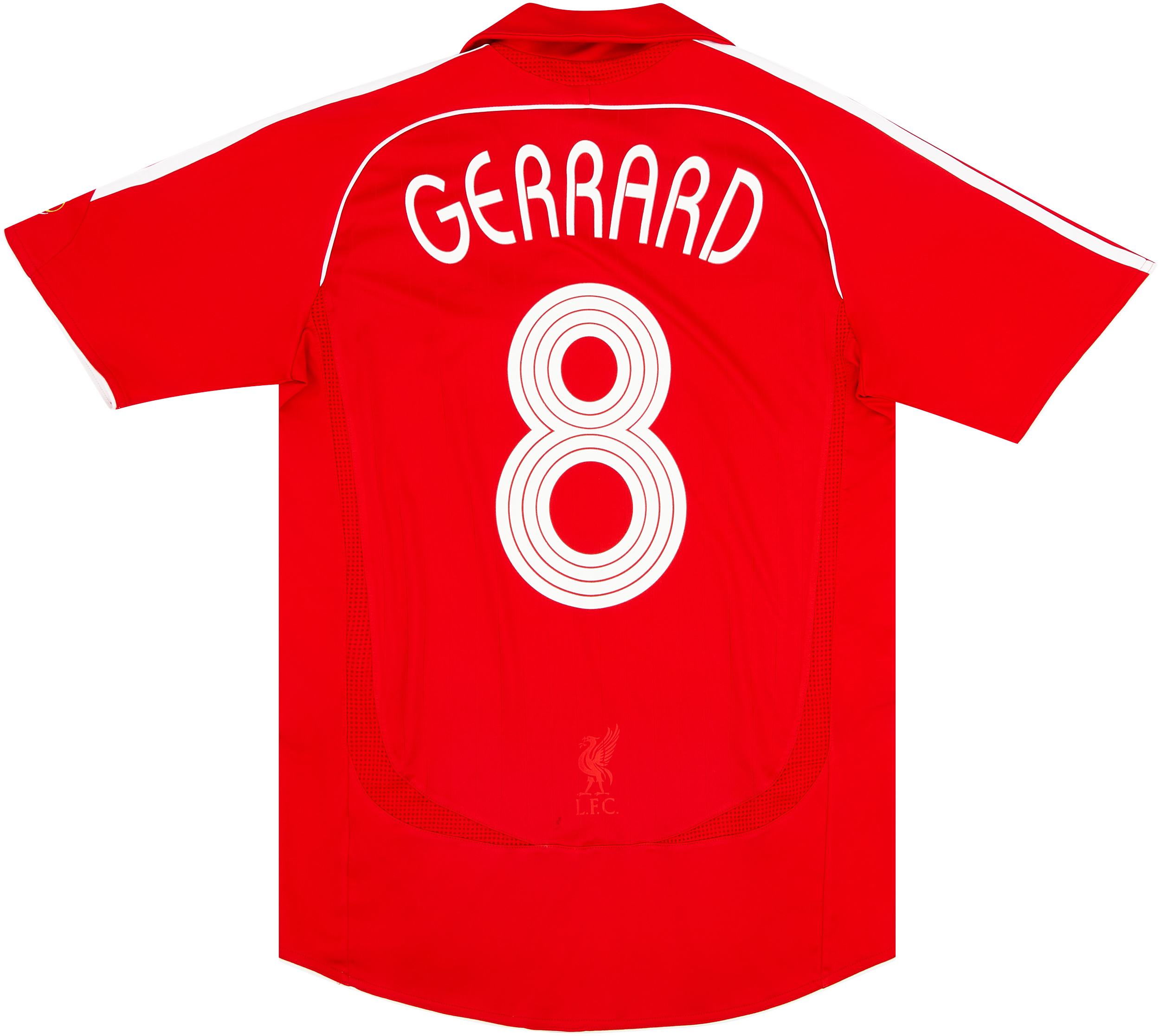 2006-08 Liverpool Home Shirt Gerrard #8 - Excellent 8/10 - (S)