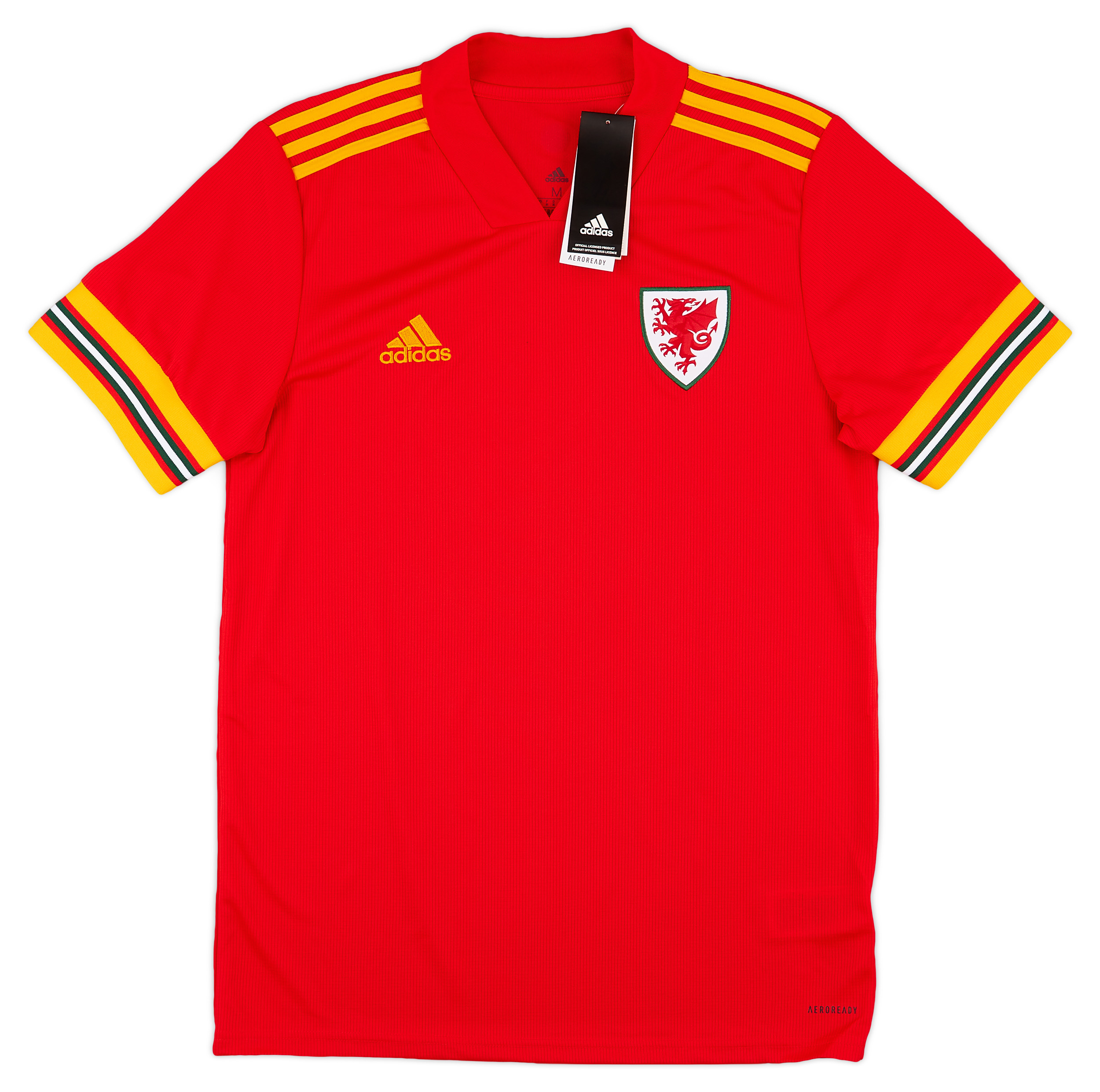 2020 21 Wales Home Shirt M 2020-21-wales-home-shirt-m