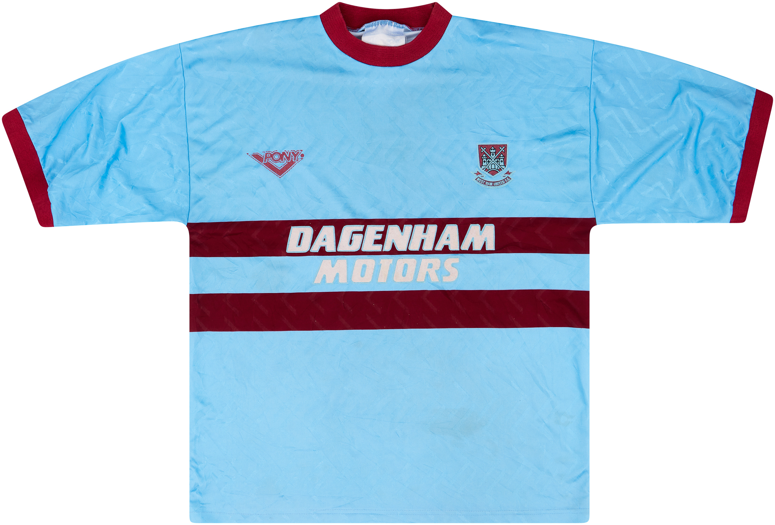 1993-95 West Ham Away Shirt - Good 5/10 - (L)