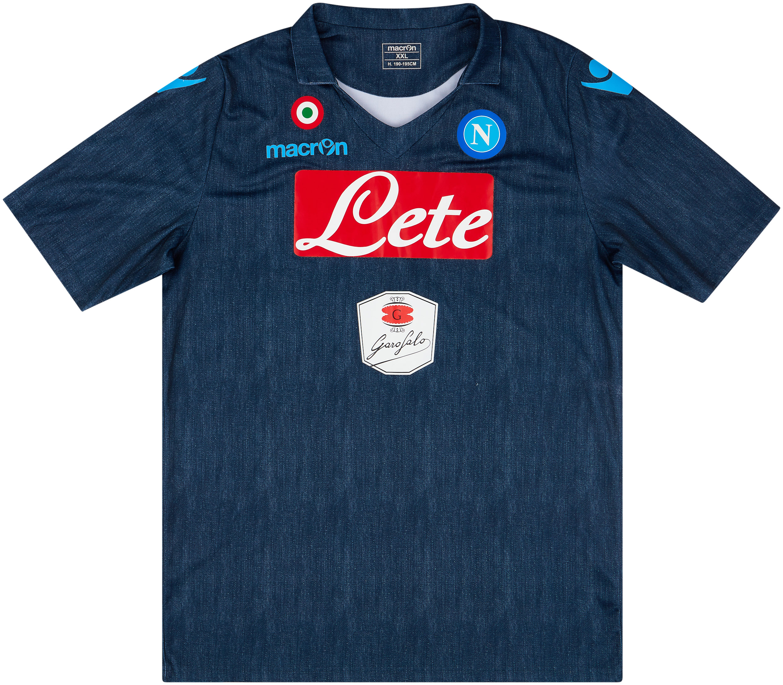 2014-15 Napoli Basic Away Shirt - Excellent 9/10 - (XXL)