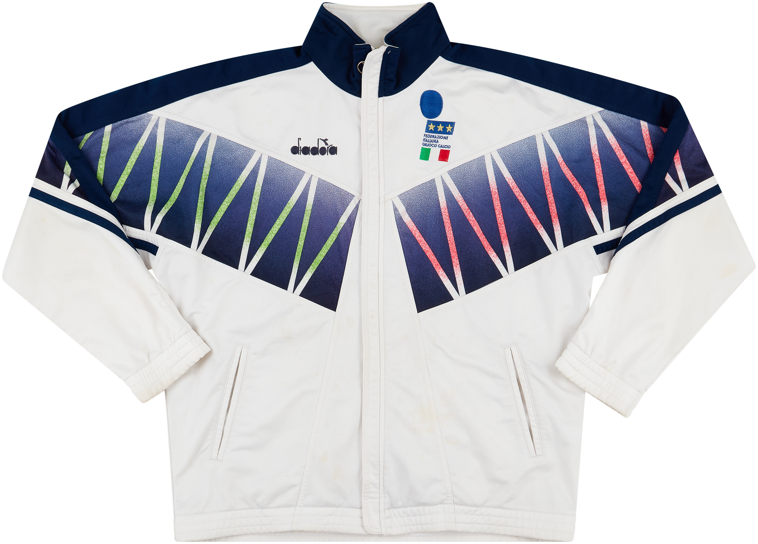 1994 Italy Diadora Track Top - Excellent 9/10 - (XL)