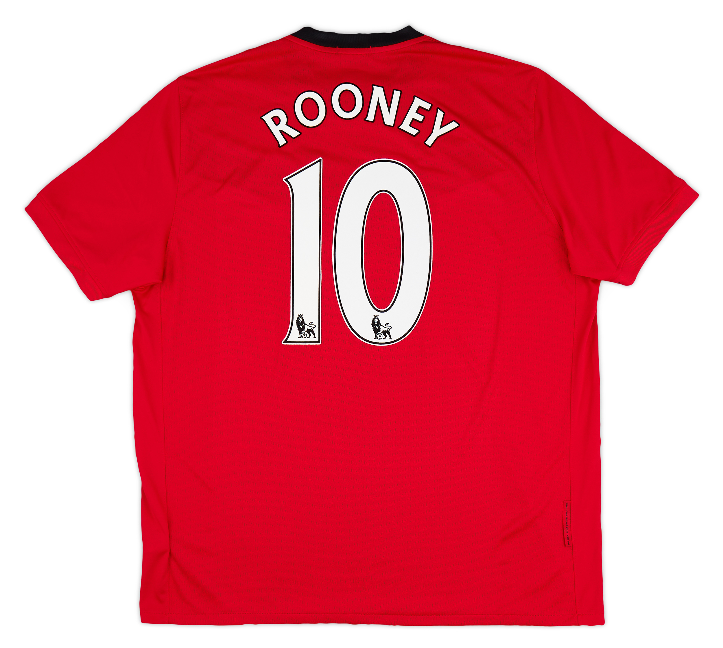 2009-10 Manchester United Home Shirt Rooney #10 - Mint 10/10 - (XXL)