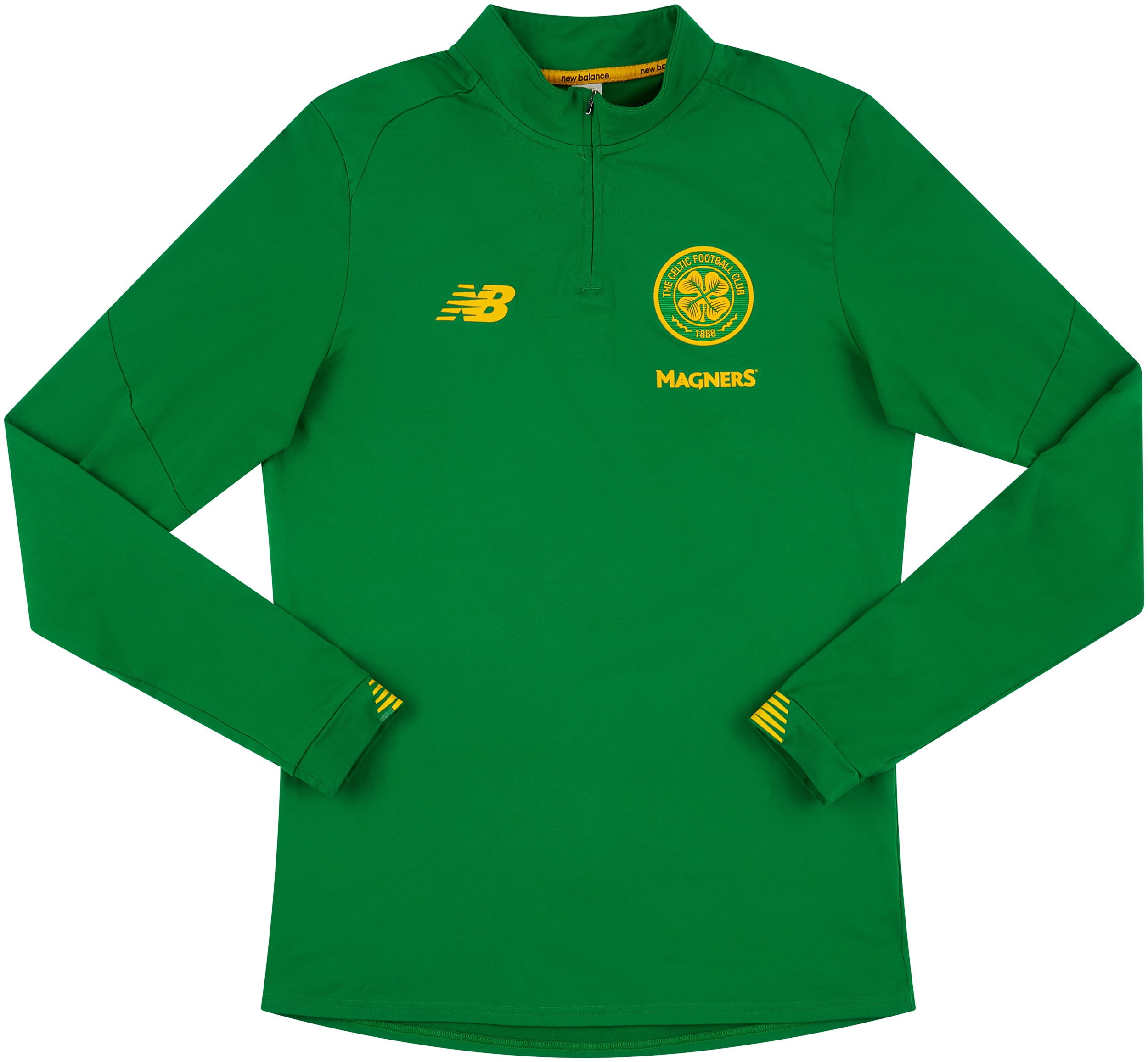 2019-20 Celtic New Balance 1/4 Zip Track Top - 9/10 - (M)