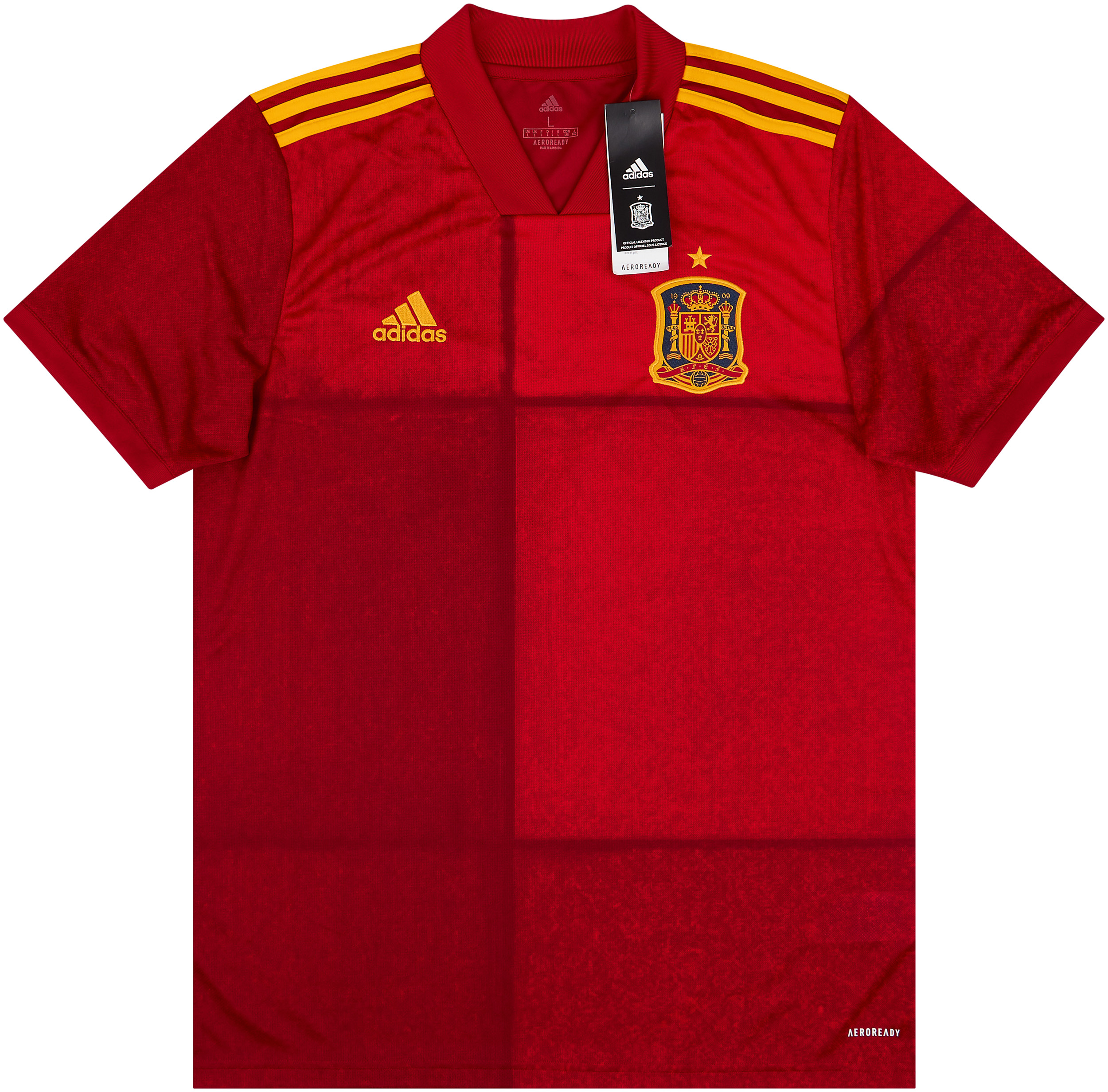 2020 21 Spain Home Shirt L 