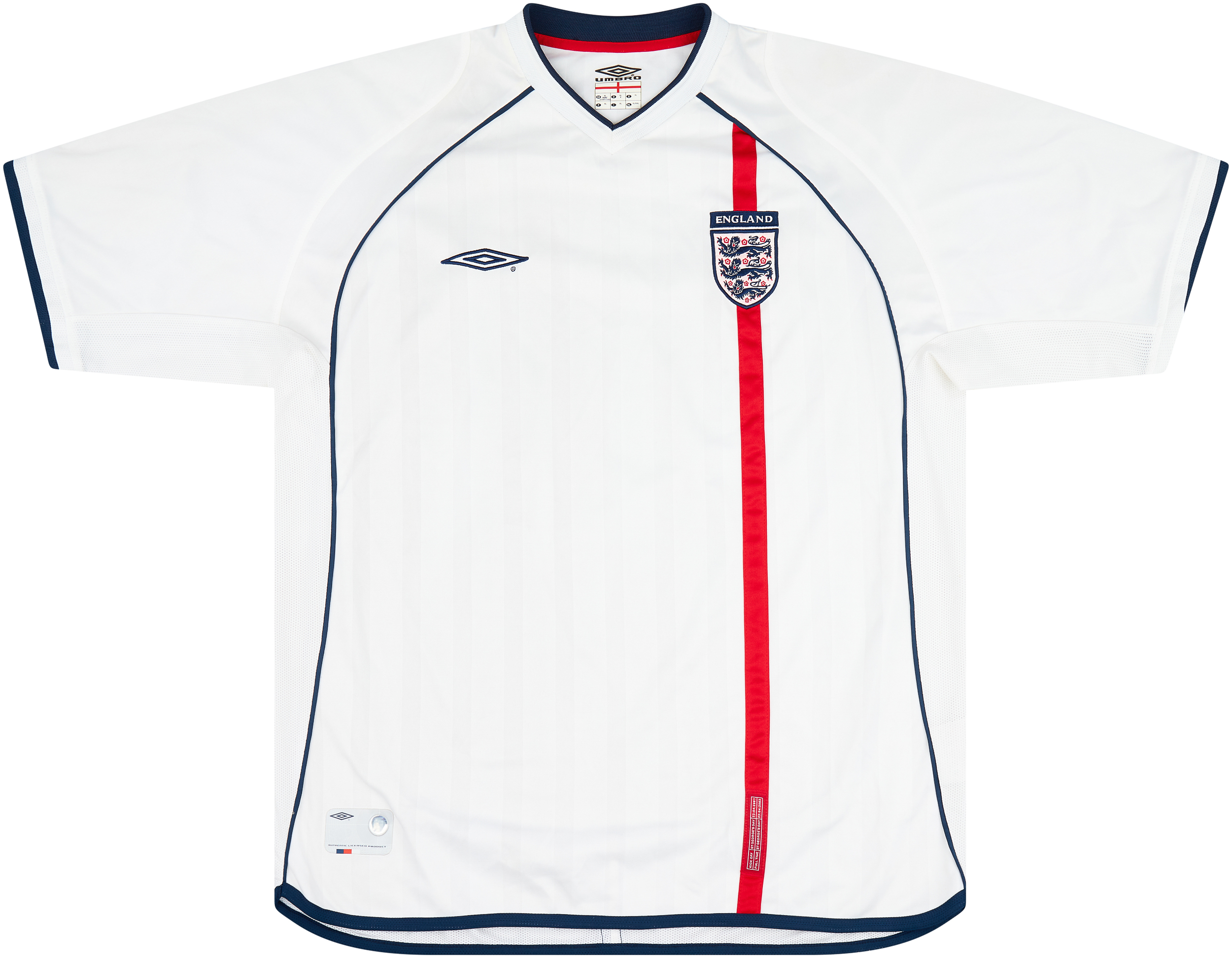 2001-03 England Home Shirt - 5/10 - (XL)
