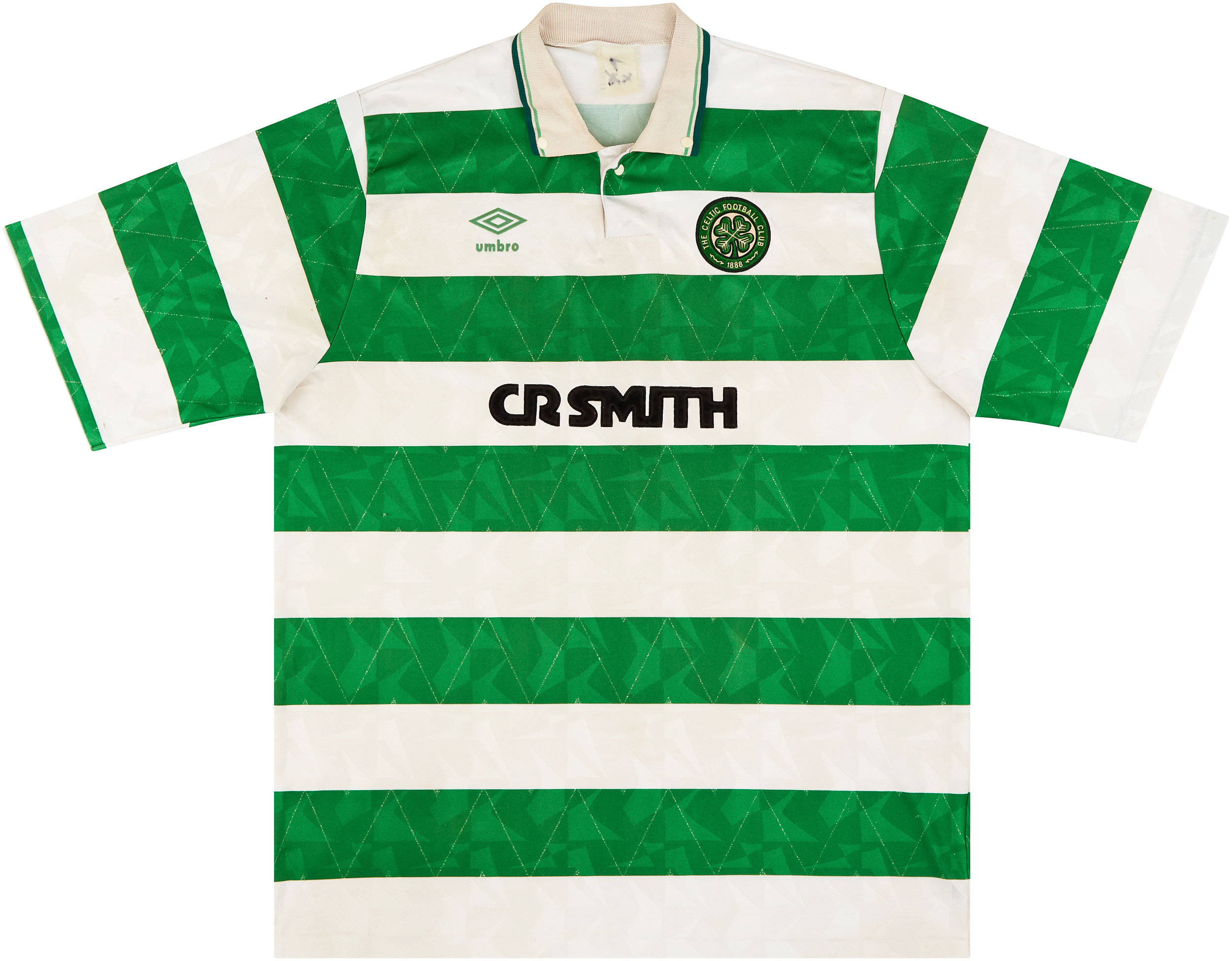 1989-91 Celtic Home Shirt - 5/10 - (XL)
