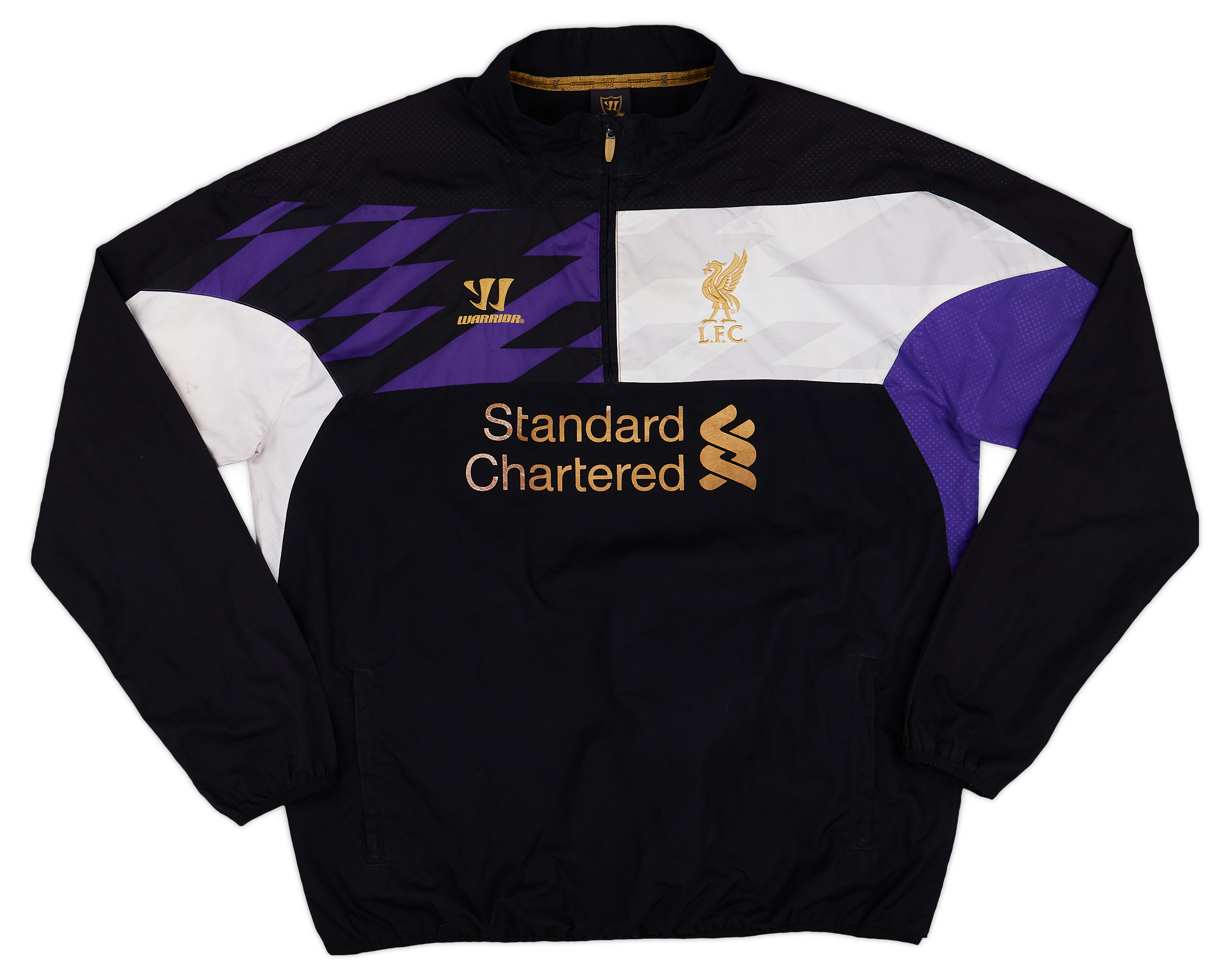 2013-14 Liverpool 1/2 Zip Training Jacket - Good 5/10 - (XL)