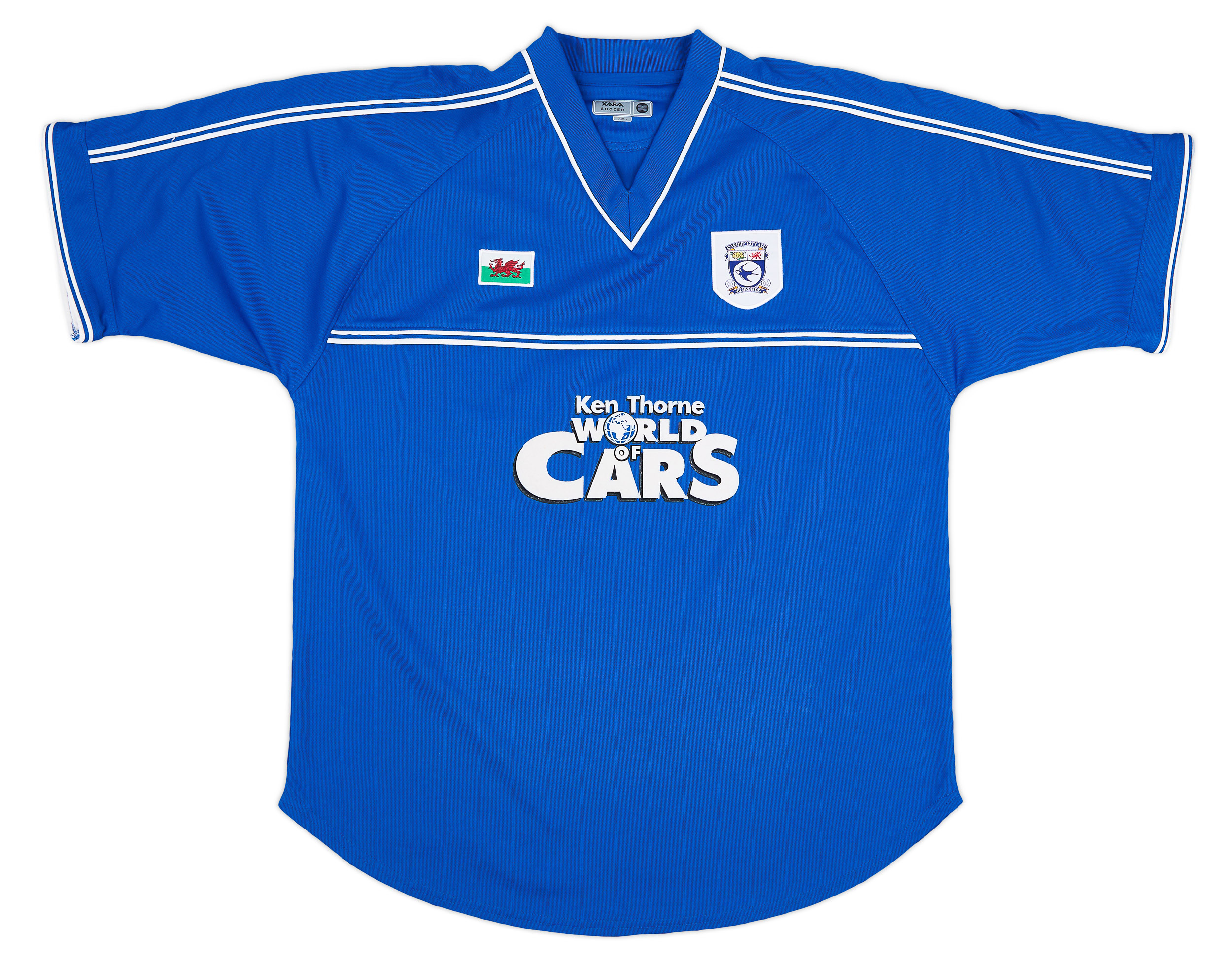 2001-02 Cardiff Home Shirt - 7/10 - (L)