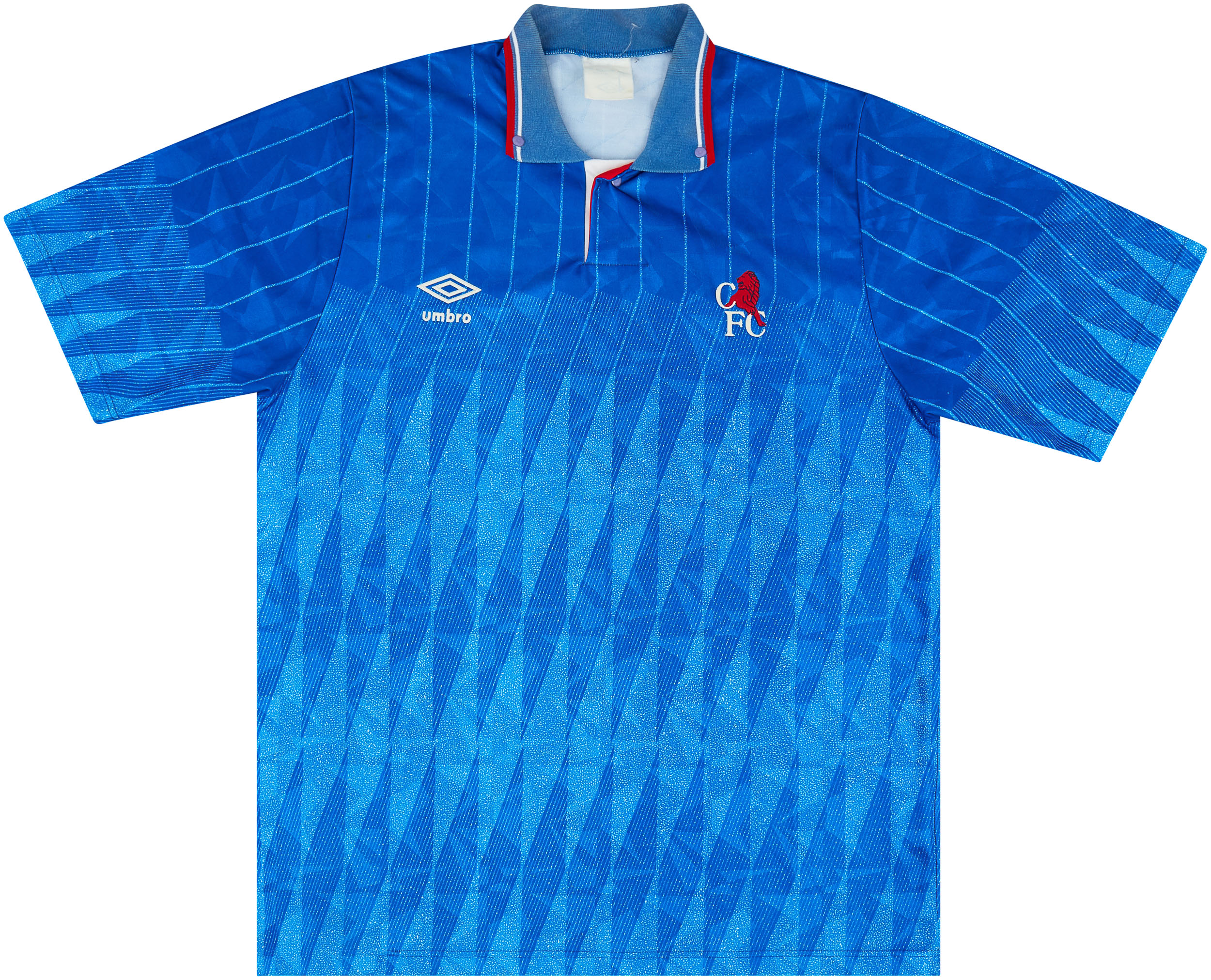 1989-91 Chelsea Home Shirt - Excellent 8/10 - (M)