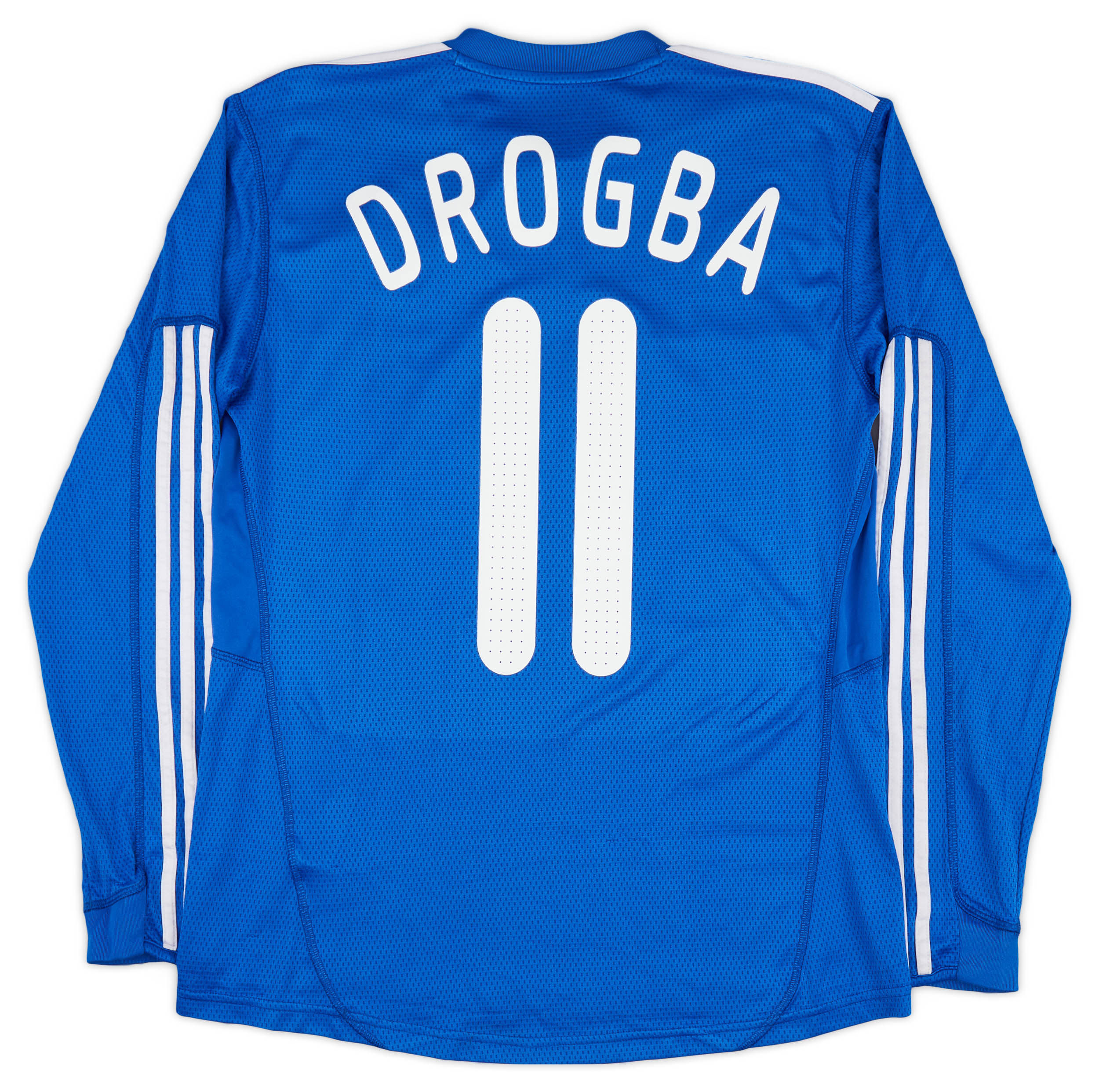 2009-10 Chelsea Home L/S Shirt Drogba #11 - Excellent 9/10 - (S)