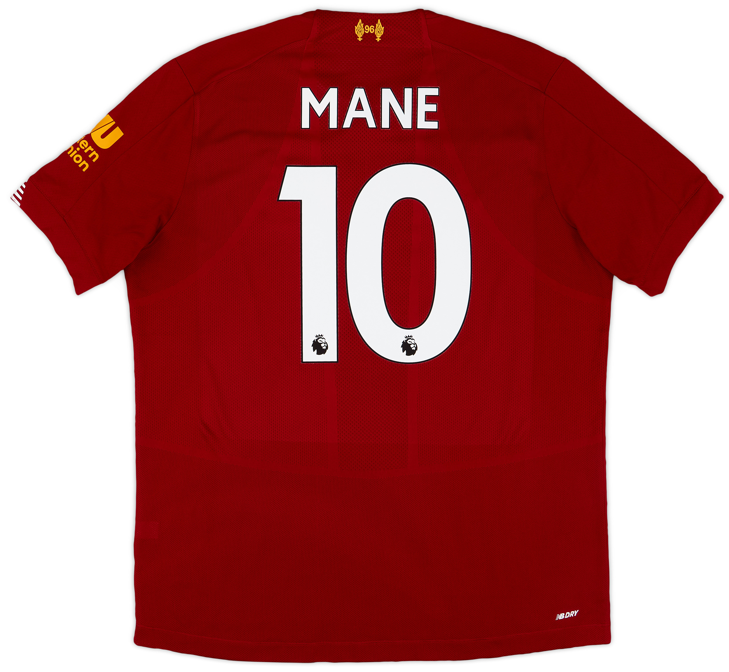 2019-20 Liverpool Home Shirt Mané #10 - Very Good 6/10 - (L)