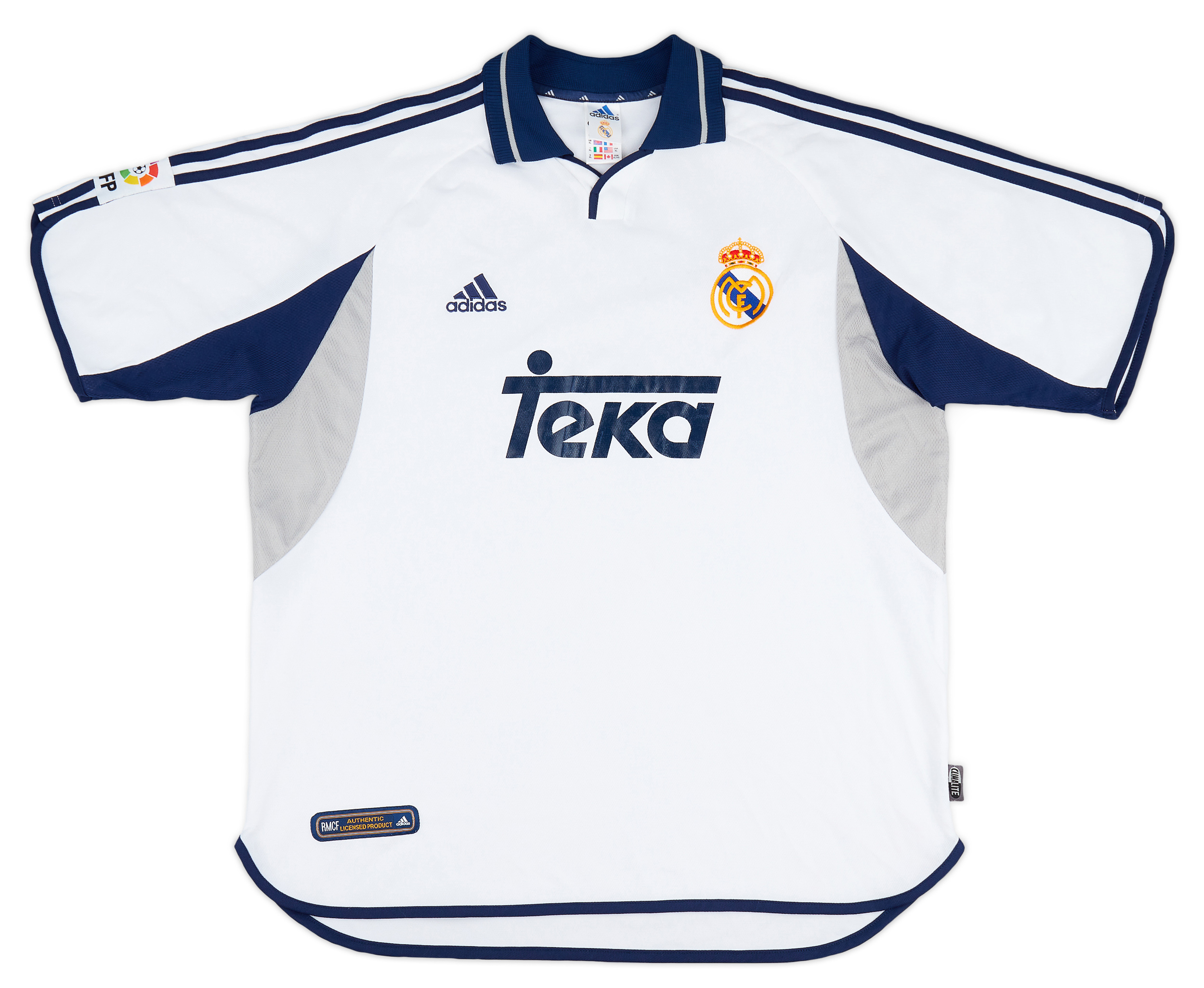 2000-01 Real Madrid Home Shirt - Good 5/10 - (XL)