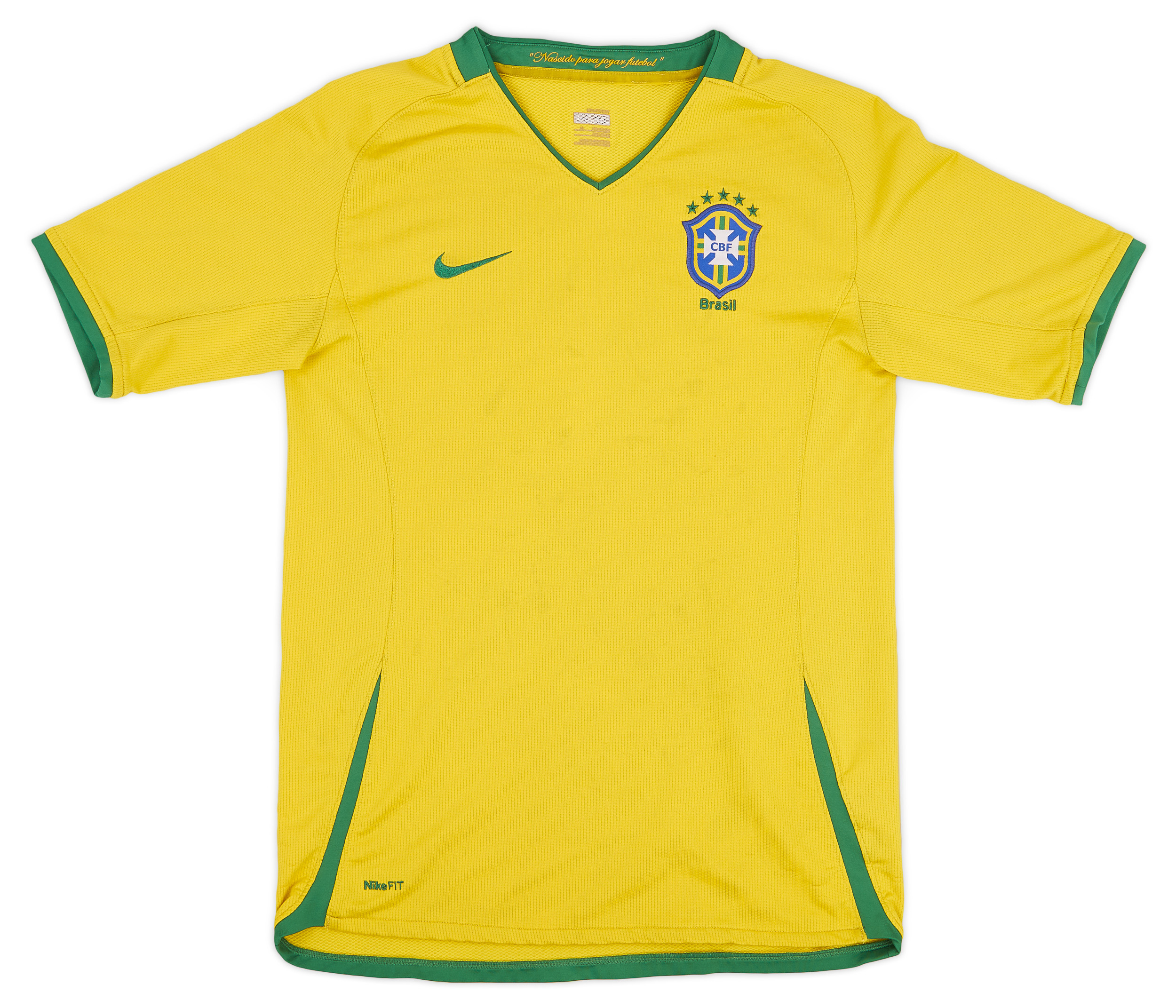2008-10 Brazil Home Shirt - Good 5/10 - (XL.Boys)