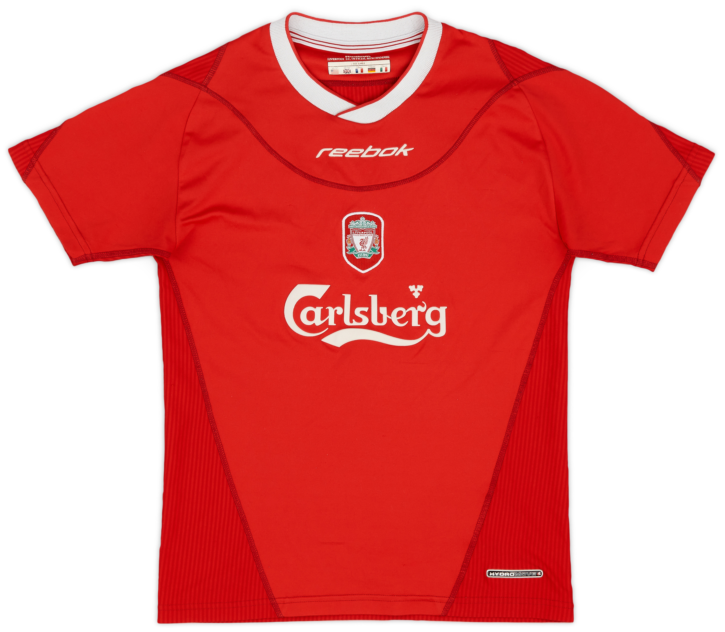 2002-04 Liverpool Home Shirt - Excellent 8/10 - (L.Boys)