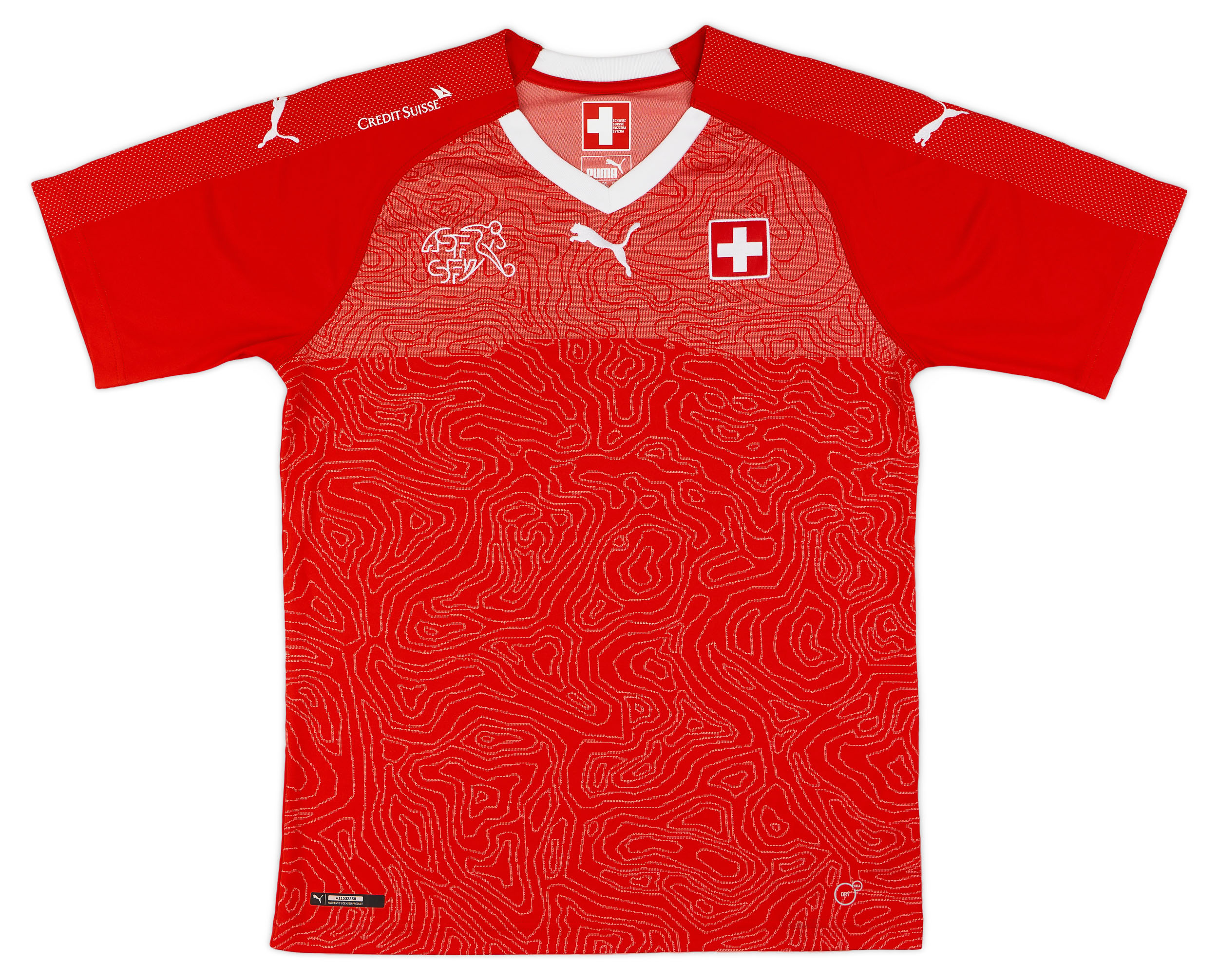 2018-20 Switzerland Home Shirt - 9/10 - (M)