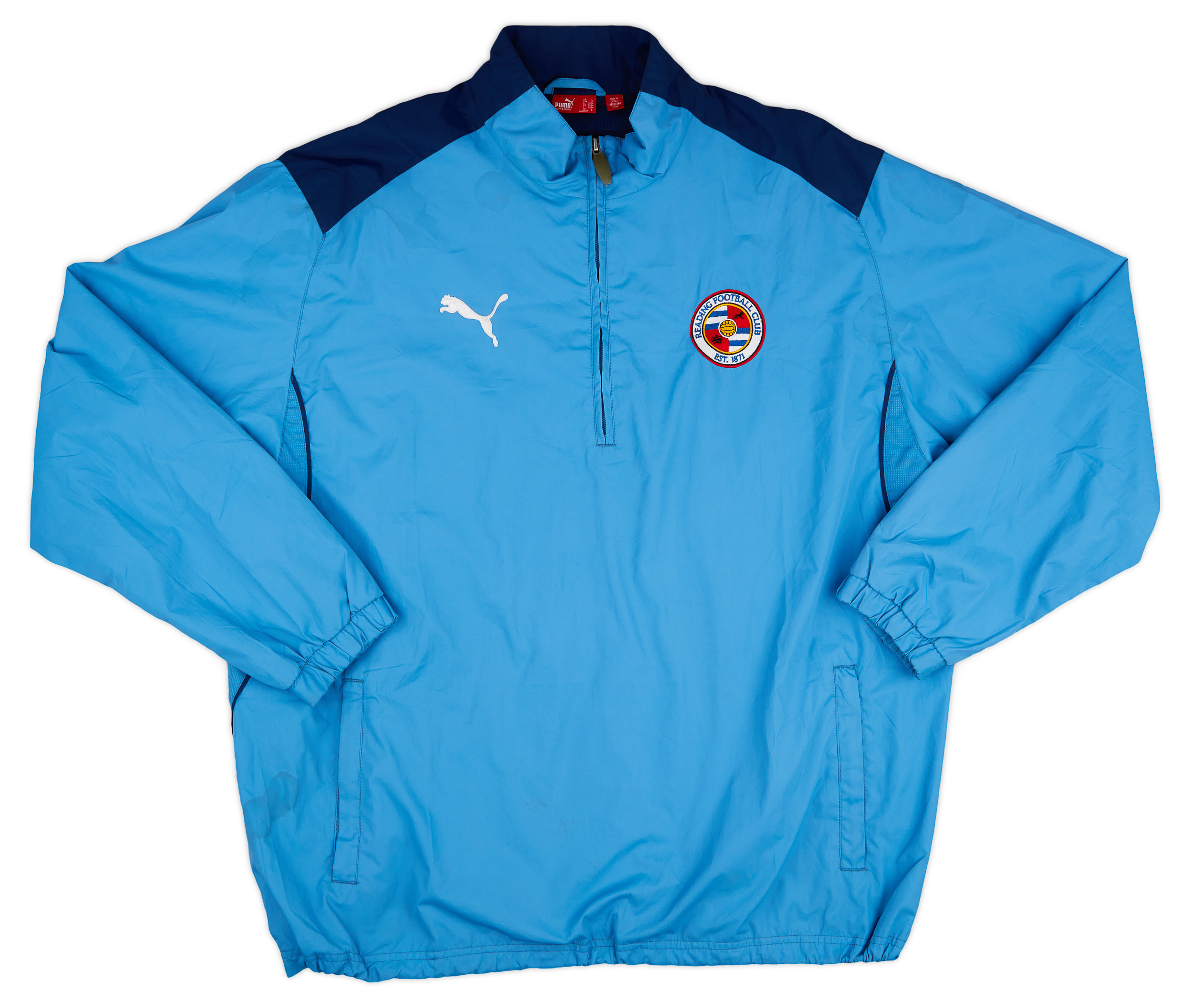 2010-11 Reading Puma 1/4 Zip Training Jacket - Excellent 8/10 - (L)