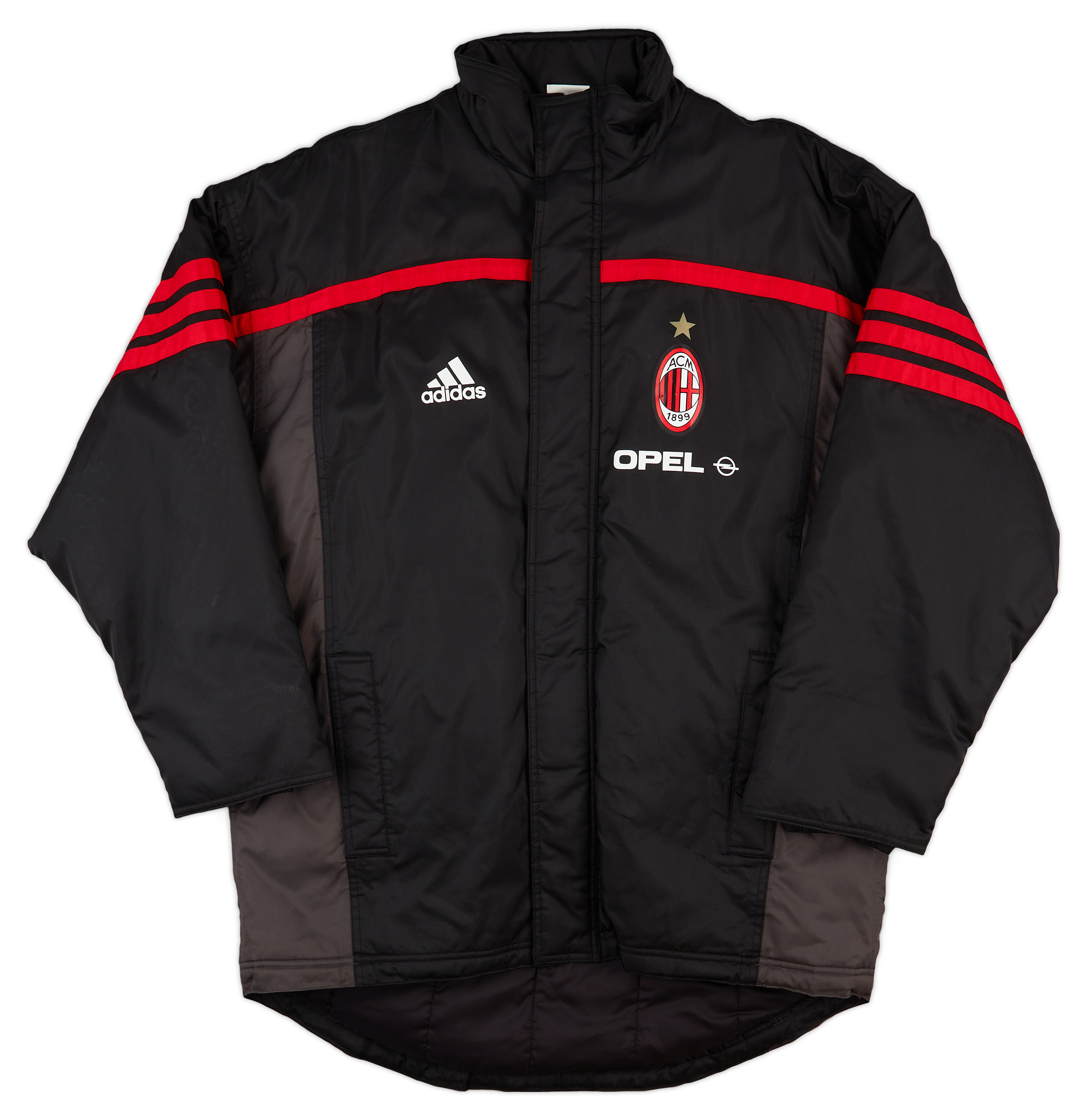 1998-00 AC Milan adidas Bench Coat - 6/10 - (M/L)