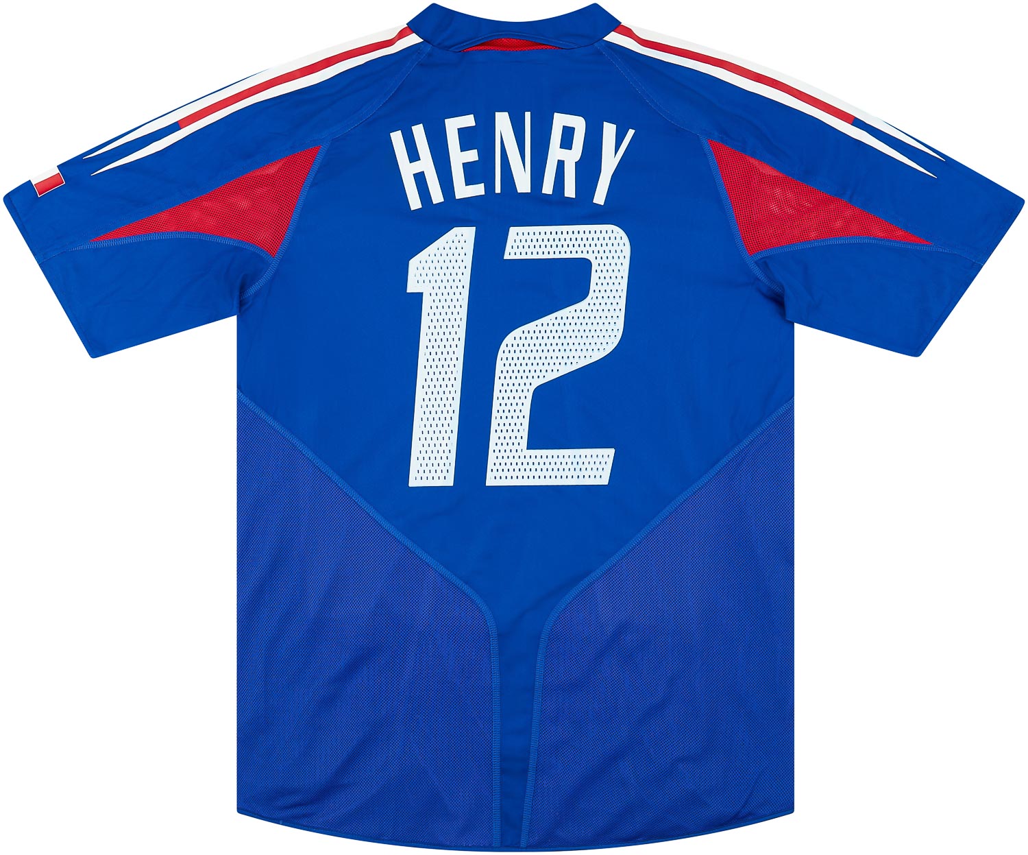 2004-06 France Player Issue Home Shirt Henry #12 - Excellent 8/10 - (L)