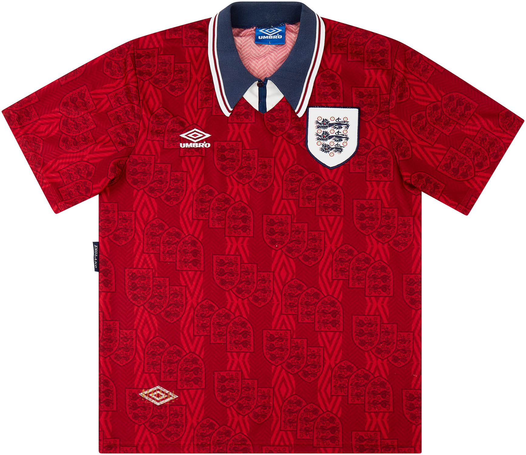 1994-95 England Away Shirt (Excellent) L