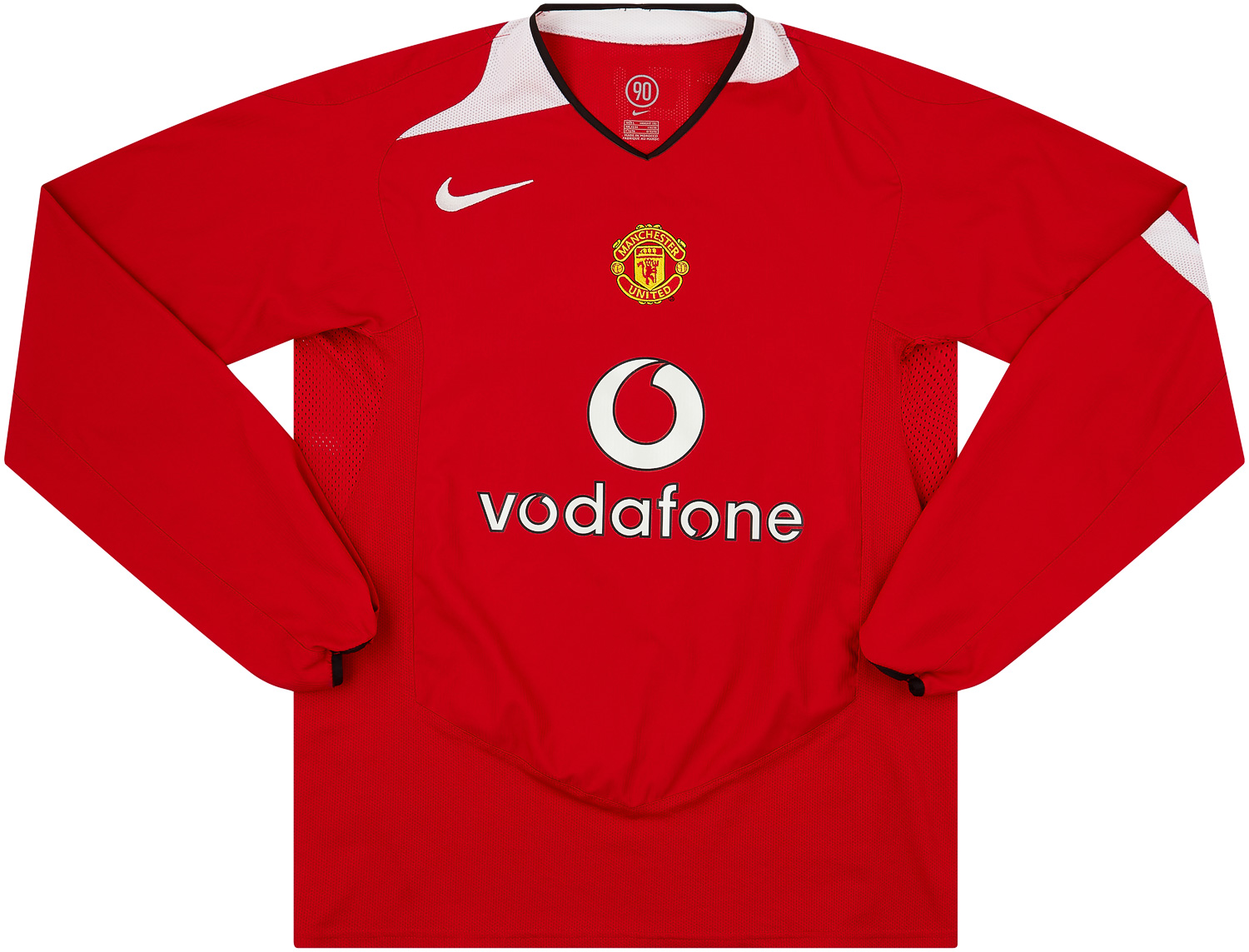 2004-06 Manchester United Home L/S Shirt (Good) M