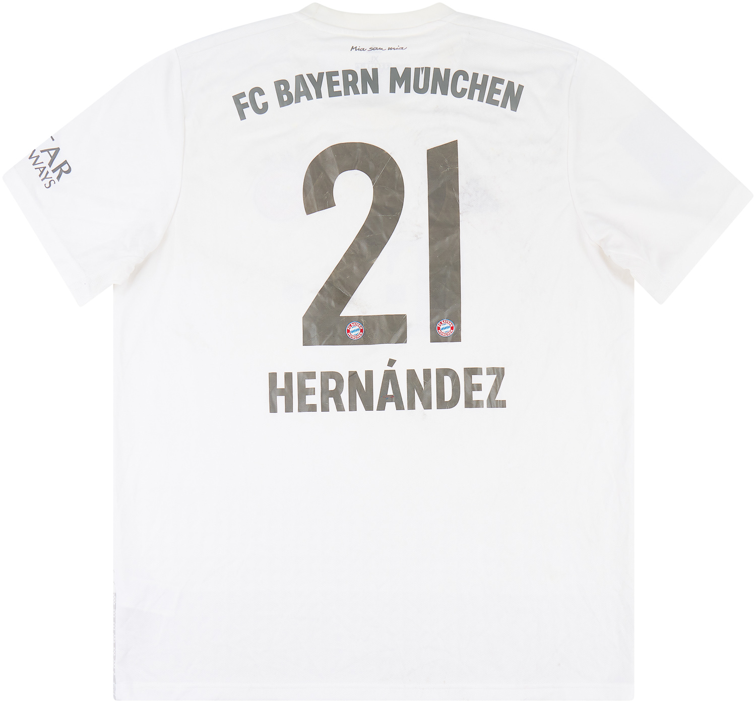 2019-20 Bayern Munich Away Shirt Hernández #21 - Good 5/10 - (XL)