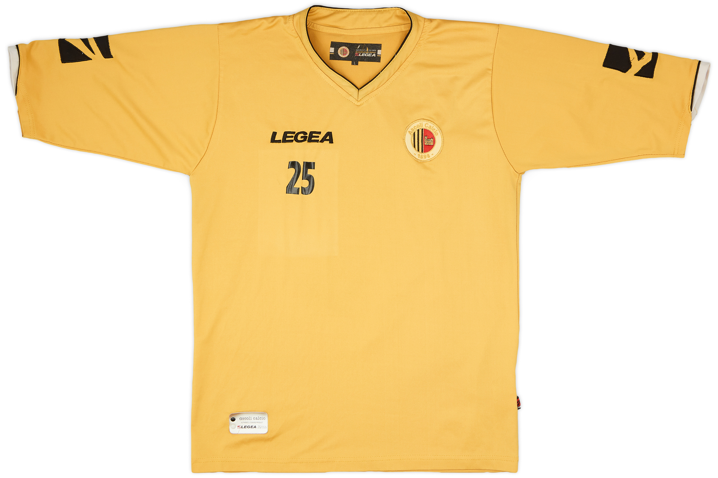 2009-10 Ascoli Player Issue Legea Training Shirt #25 - 9/10 - (L)