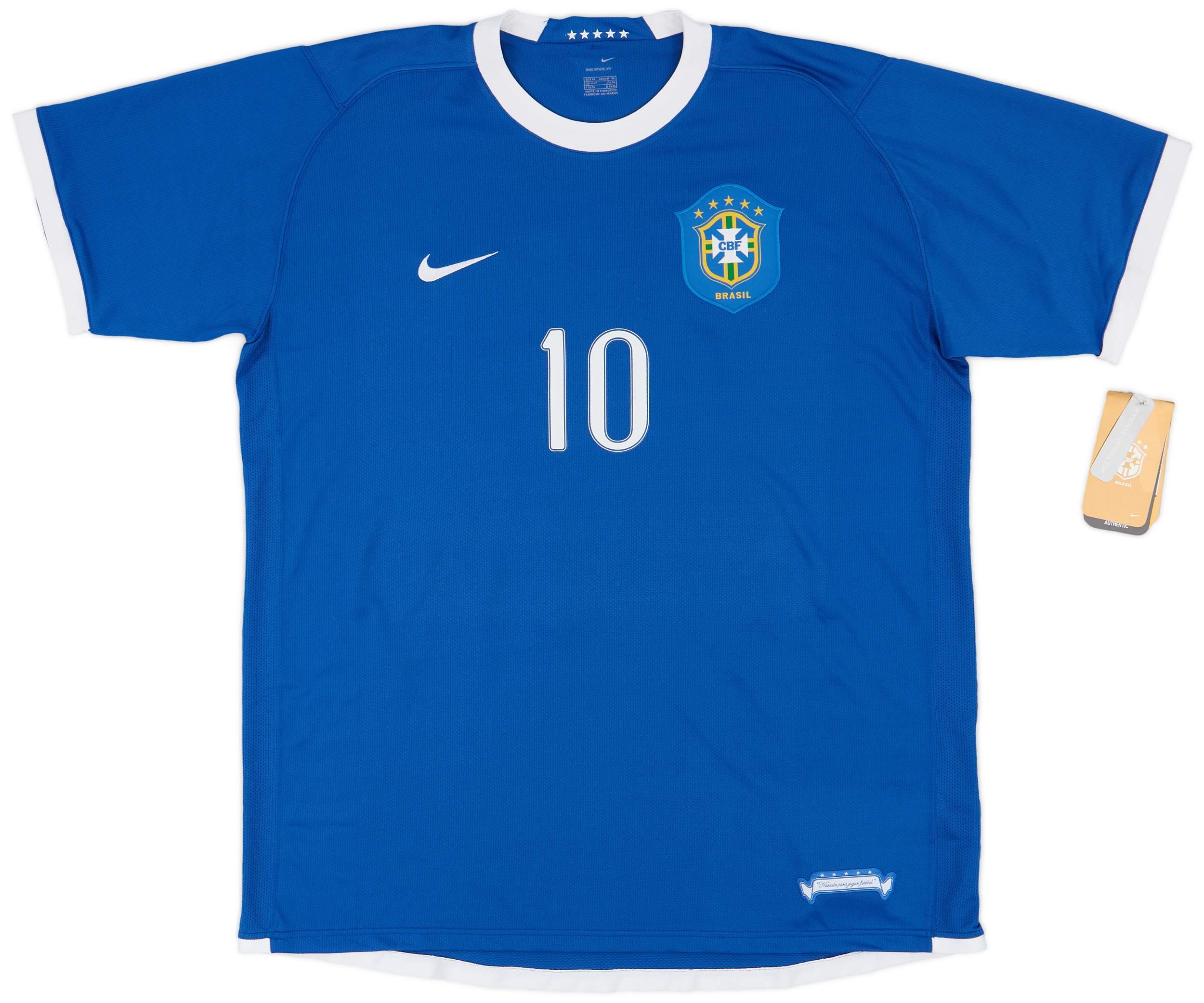 2006-07 Brazil Away Shirt Ronaldinho #10 (XL) 2006-07 Brazil Away Shirt Ronaldinho #10 (XL)
