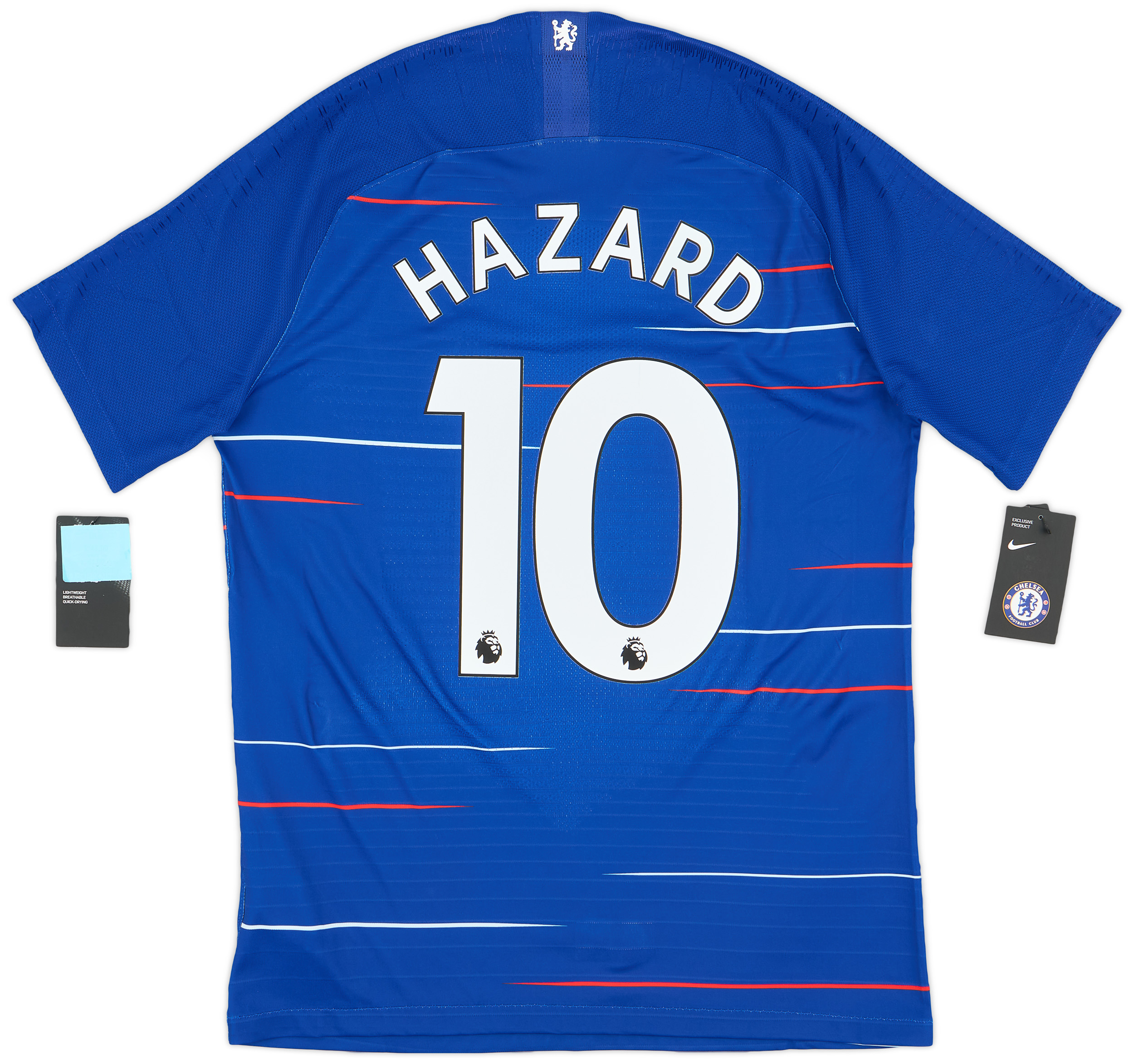 2018-19 Chelsea Authentic Home Shirt Hazard #10 (M)