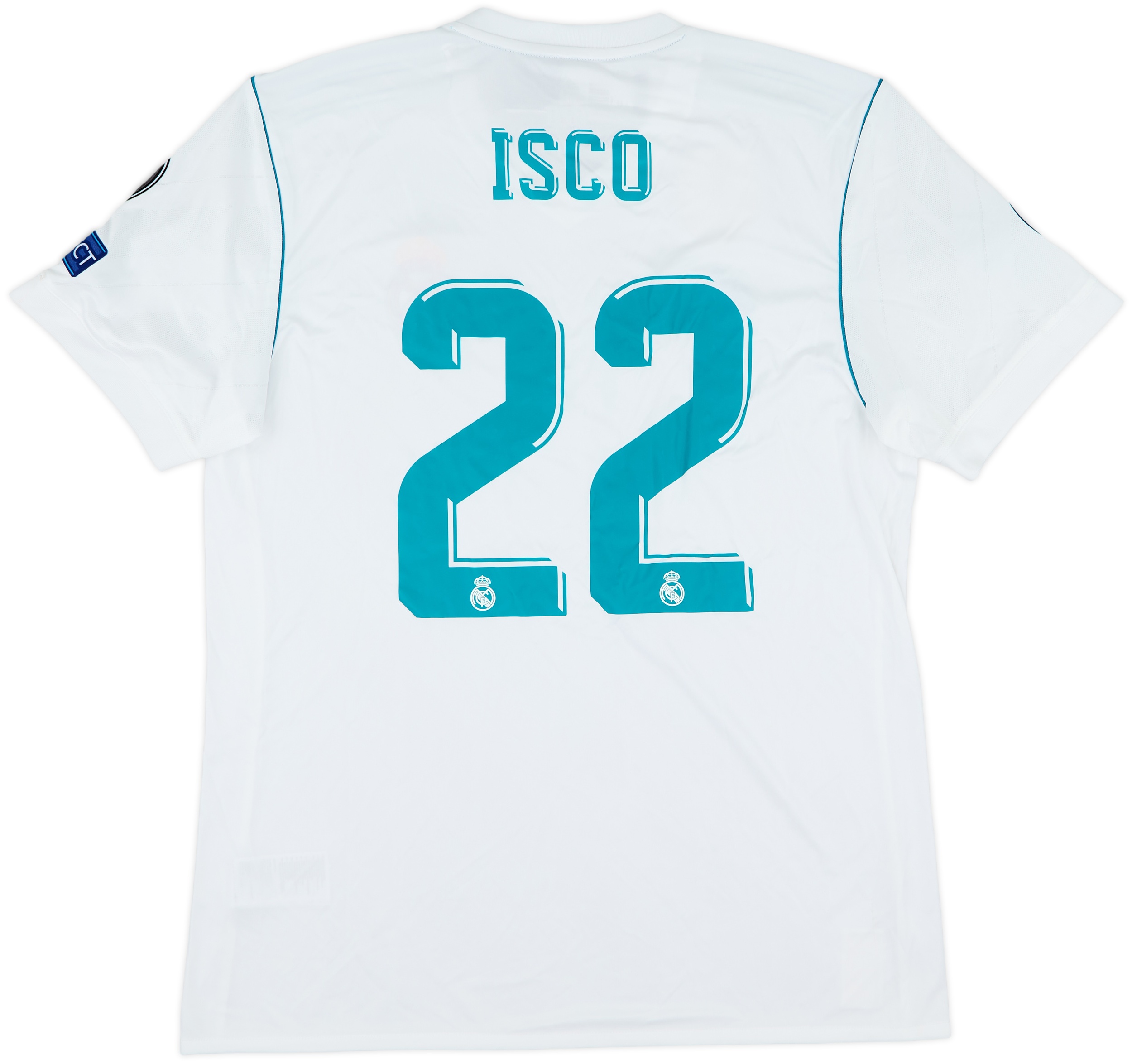 2017-18 Real Madrid Home Shirt Isco #22 (L)