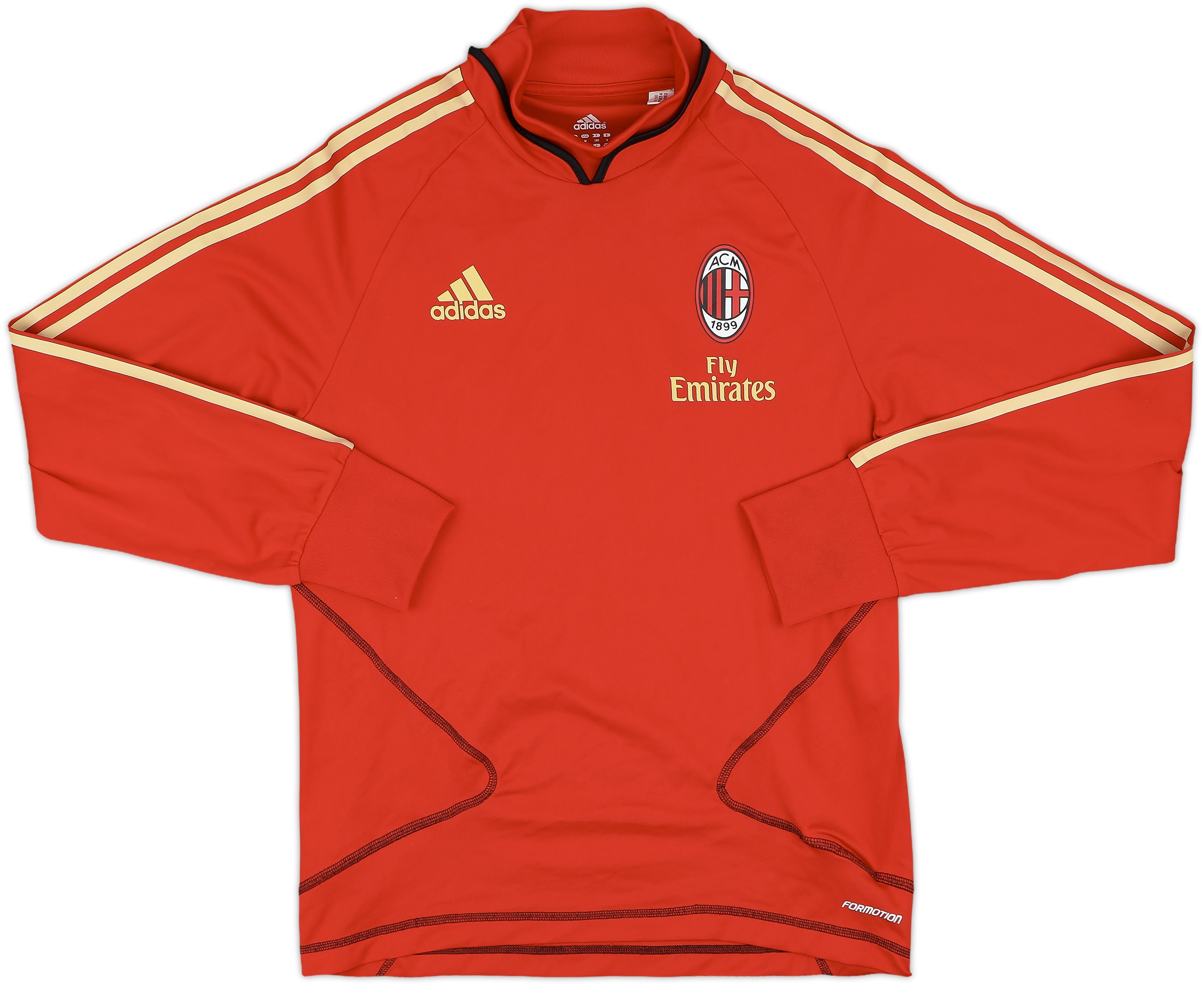 2010-11 AC Milan adidas Formotion Drill Top - 8/10 - (M/L)