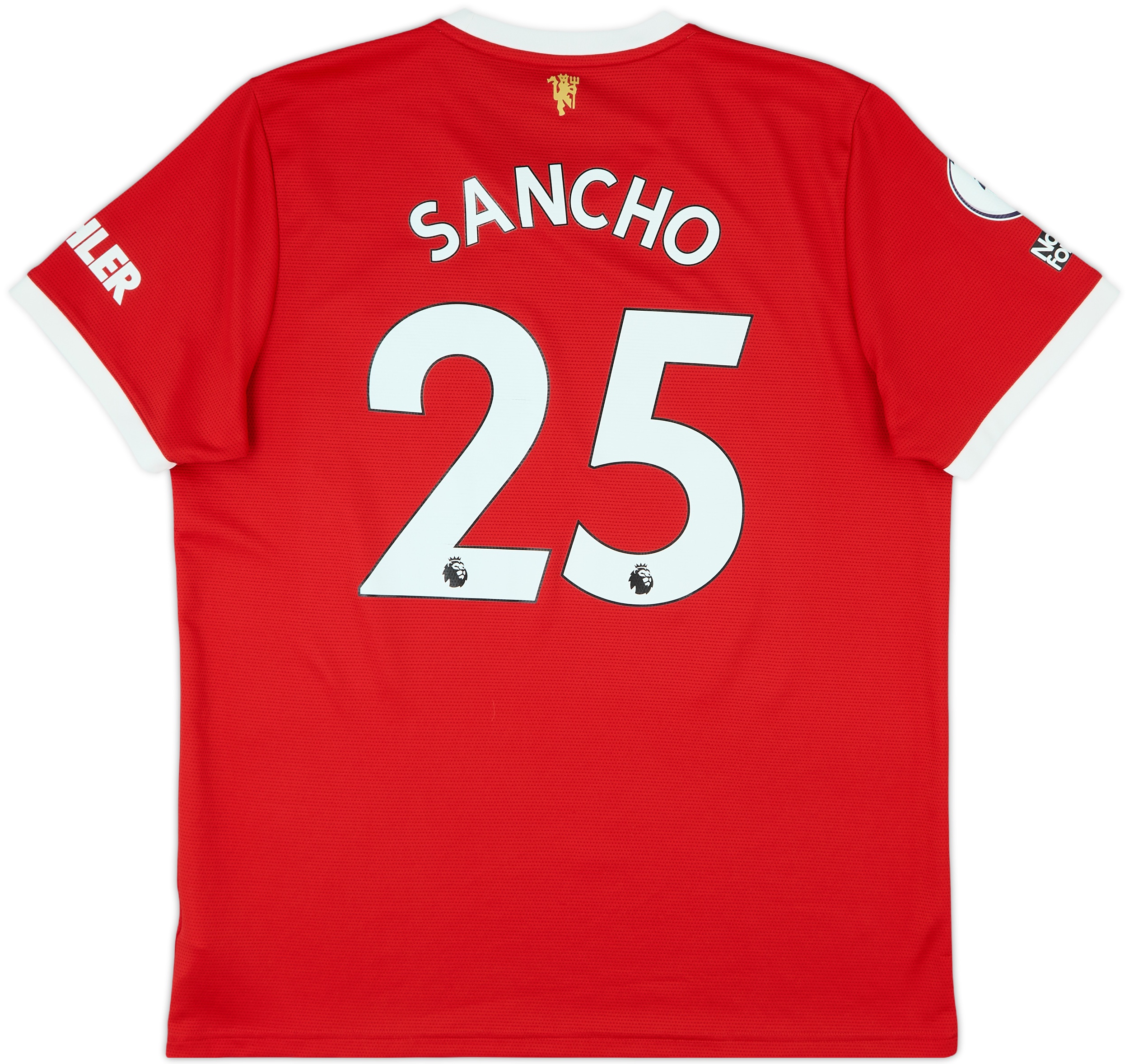 2021-22 Manchester United Home Shirt Sancho #25 - 7/10 - (XL)