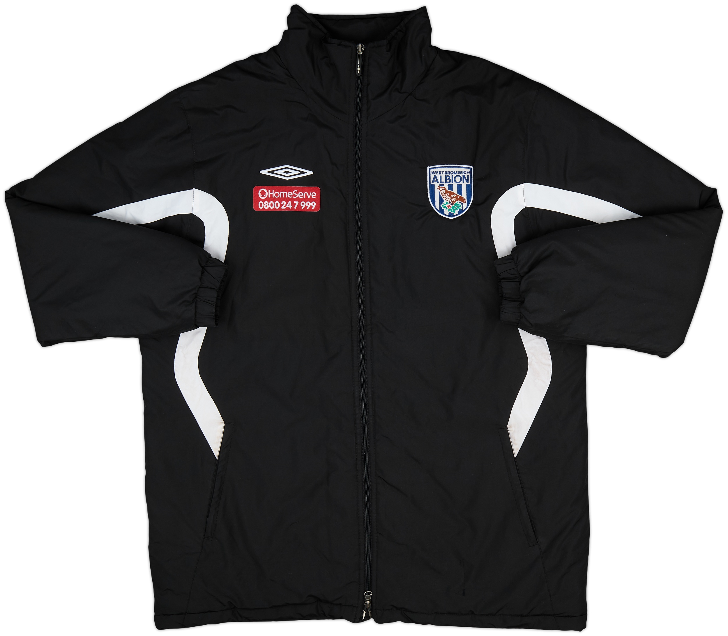 2008-09 West Brom Umbro Padded Bench Coat - 8/10 - (L)